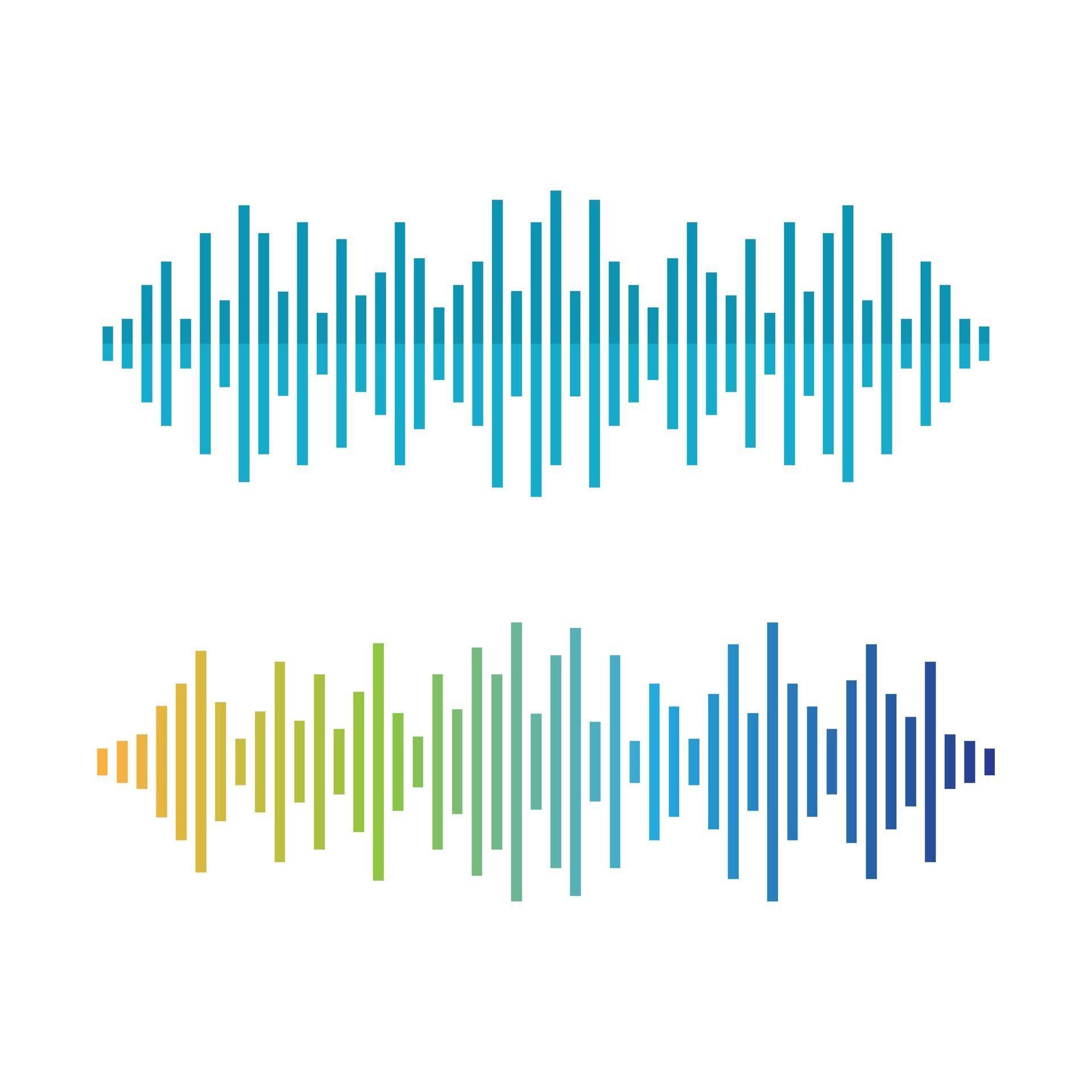 Sound wave images set 2191287 Vector Art at Vecteezy