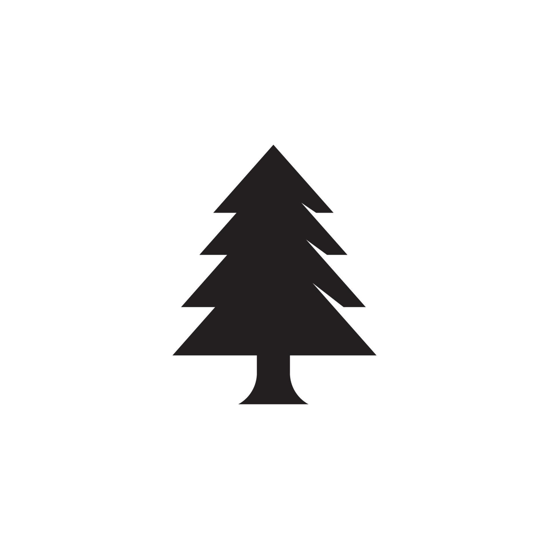 pine tree icon, vector illustration 2194669 Vector Art at Vecteezy