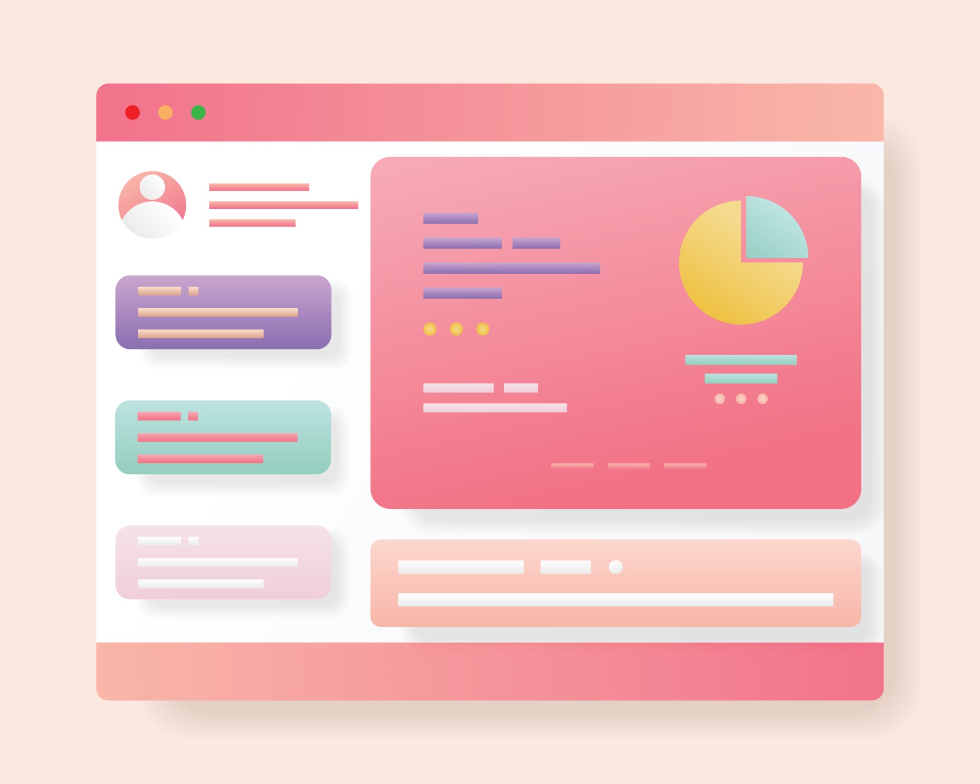 Web Page Interface Design Web Design And Web Development Concept User