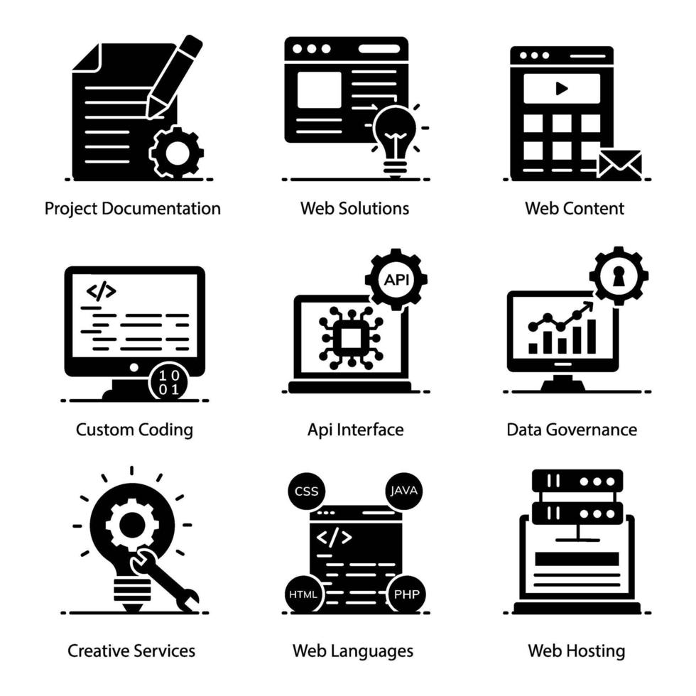 Web Hosting and Programming 2202673 Vector Art at Vecteezy