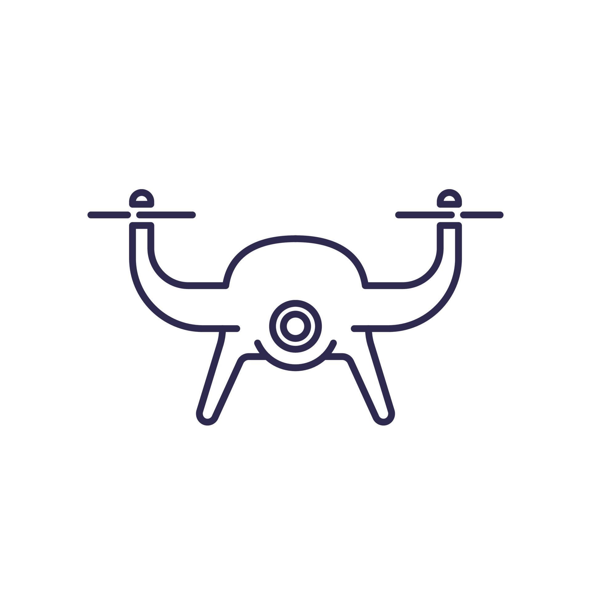 Drone line icon on white 2204571 Vector Art at Vecteezy Drone line icon on white 2204571 Vector Art at Vecteezy