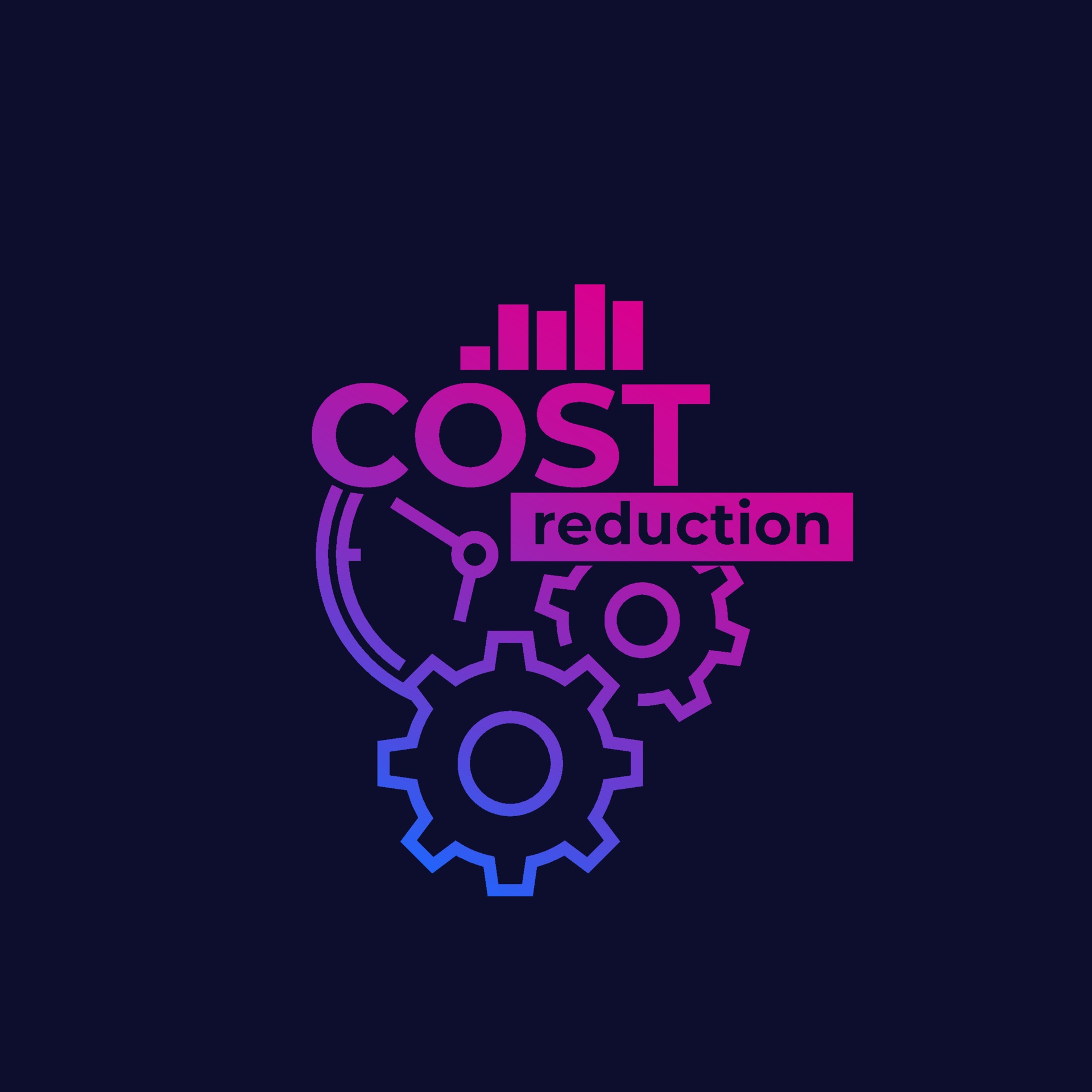 Cost Reduction Optimization Vector Illustration 2204638 Vector Art At