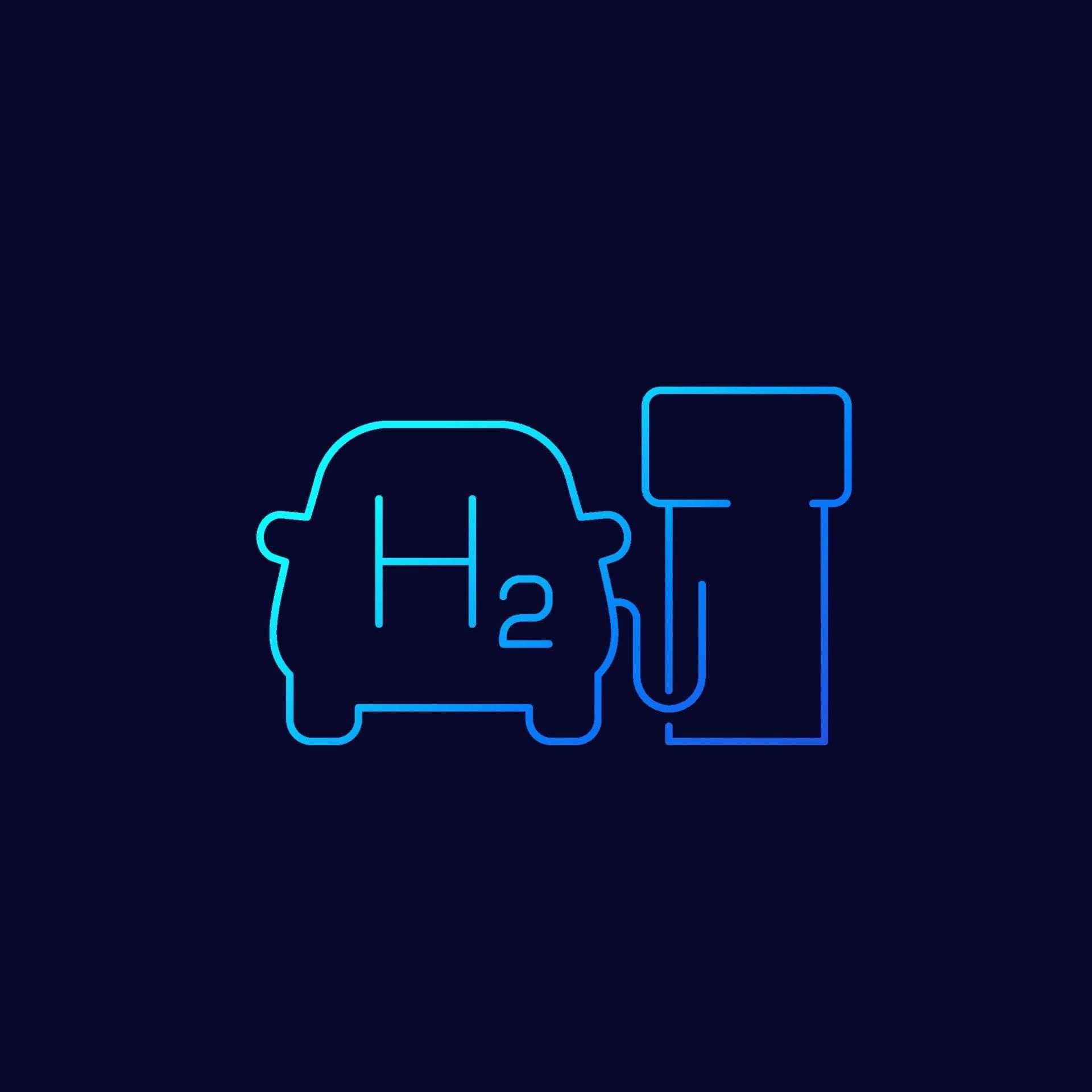 hydrogen car at charging station vector linear icon 2204802 Vector Art ... hydrogen car at charging station vector linear icon 2204802 Vector Art ...