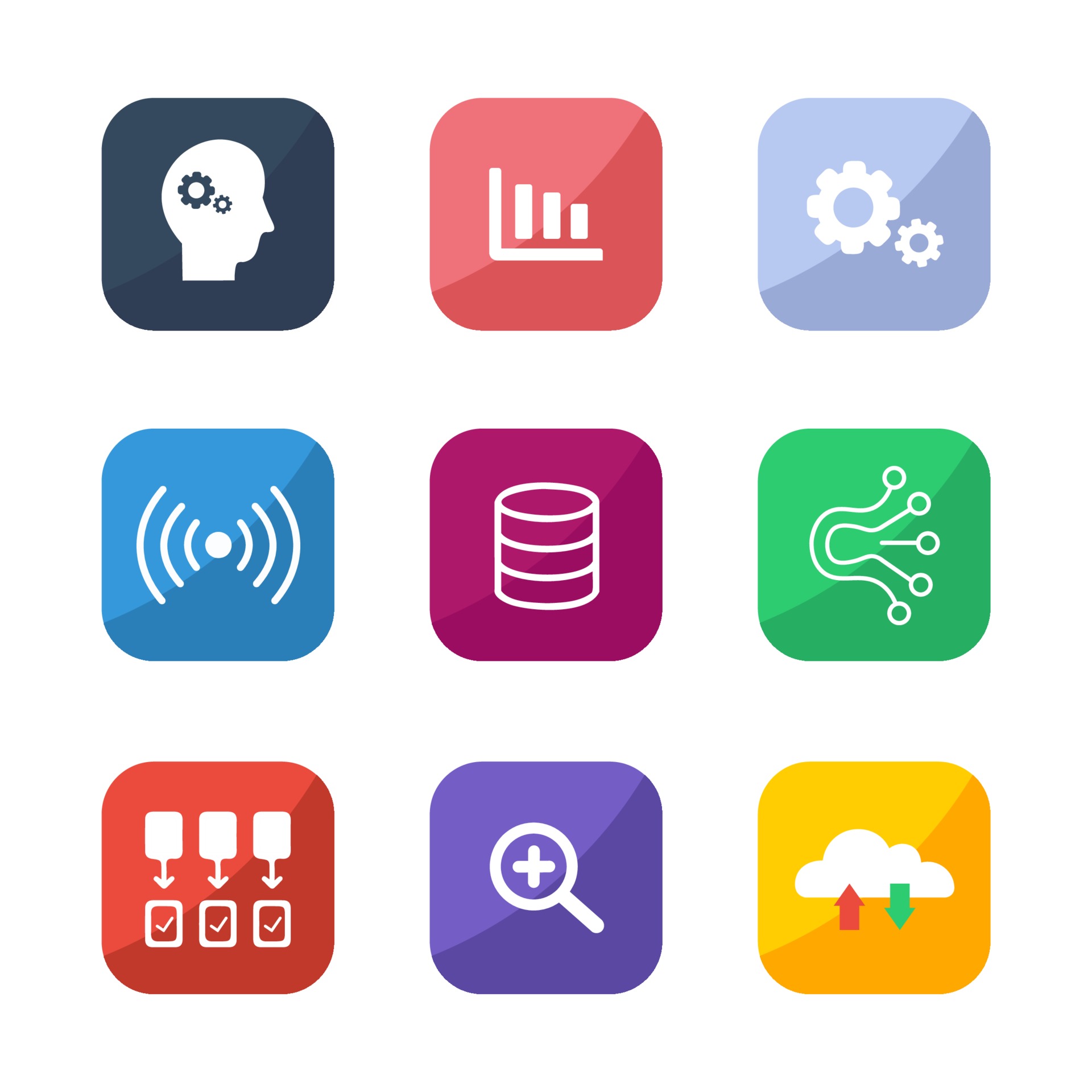 Data Analysis Icons Set 2209346 Vector Art at Vecteezy