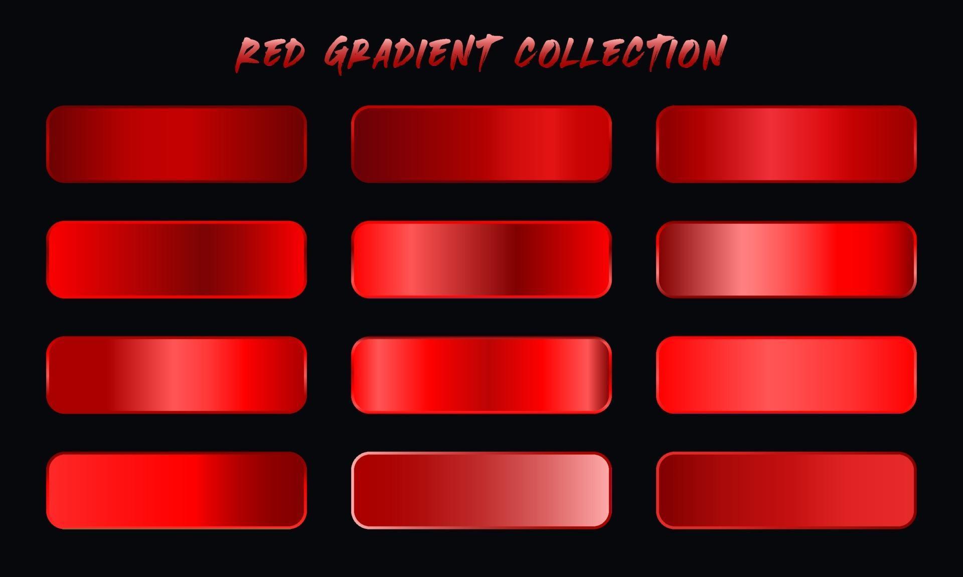 Red Gradients Swatches Set 2209571 Vector Art at Vecteezy