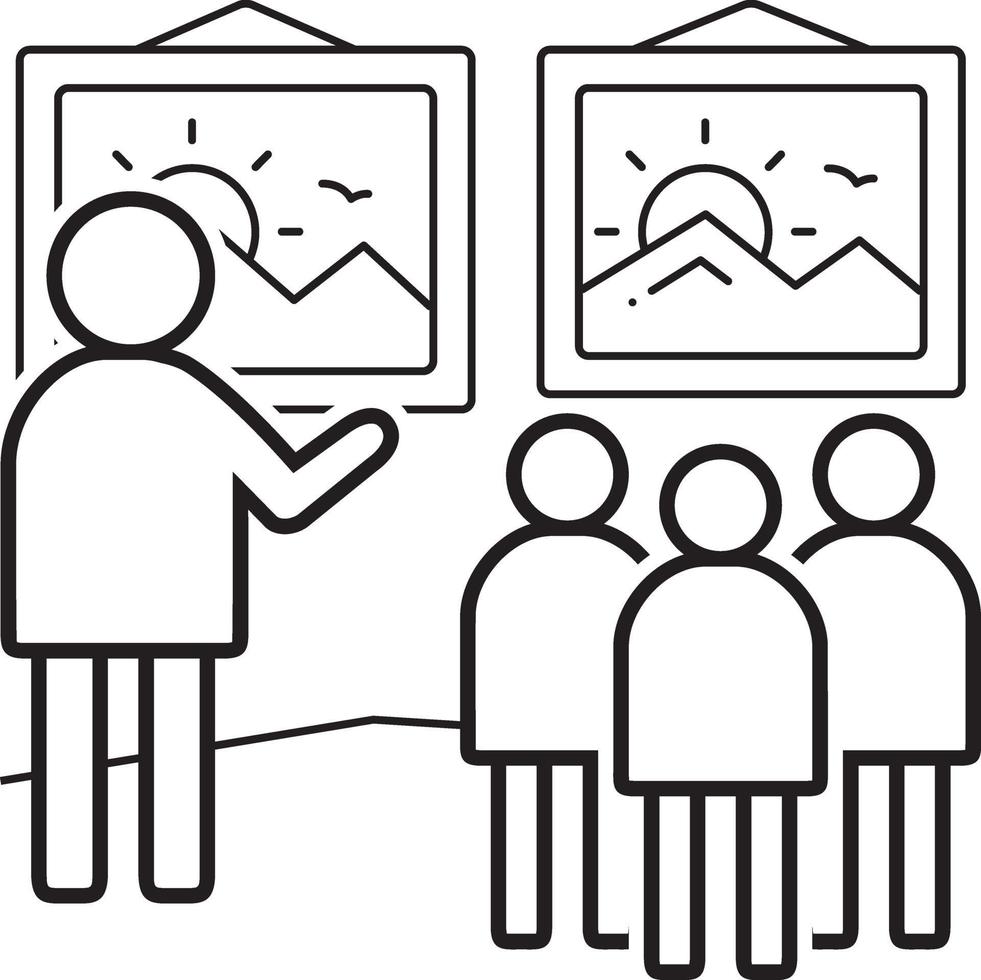 Line icon for art 2212818 Vector Art at Vecteezy