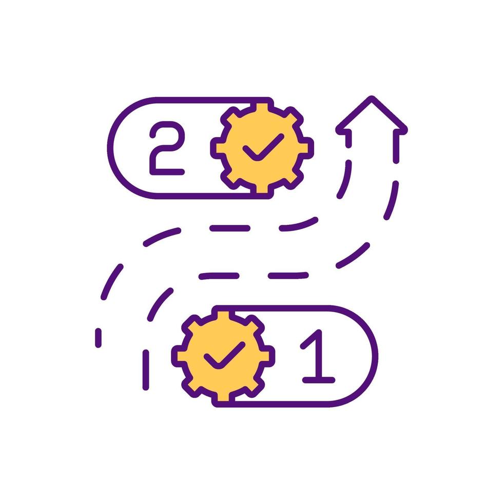 Problem solving progress RGB color icon 2212915 Vector Art at Vecteezy Problem solving progress RGB color icon 2212915 Vector Art at Vecteezy