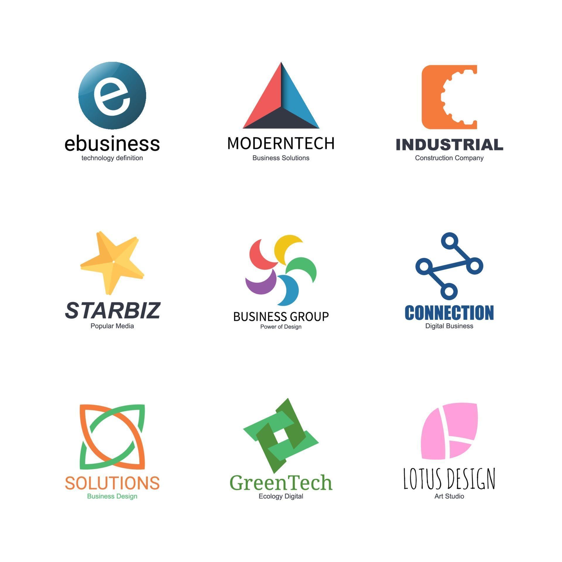 abstract logo design 2217248 Vector Art at Vecteezy