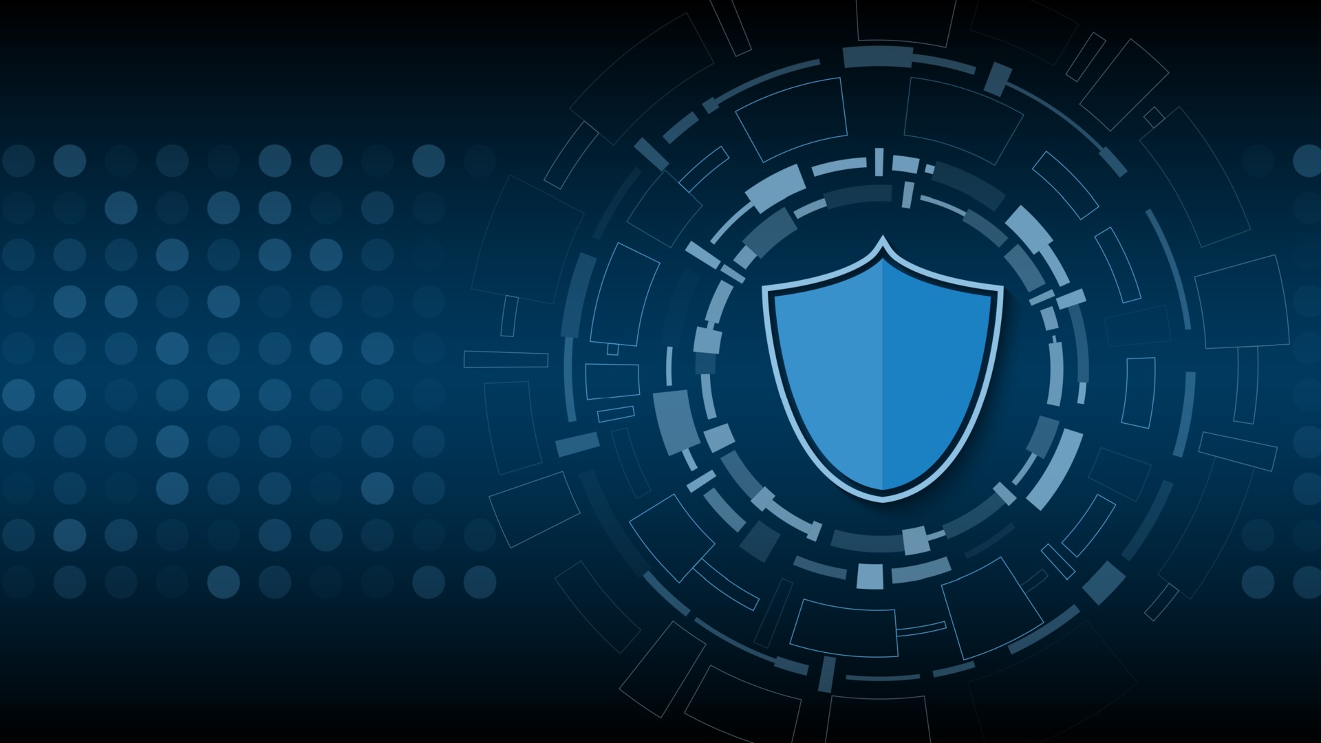 Cyber Technology Security Network Protection Background Design Vector
