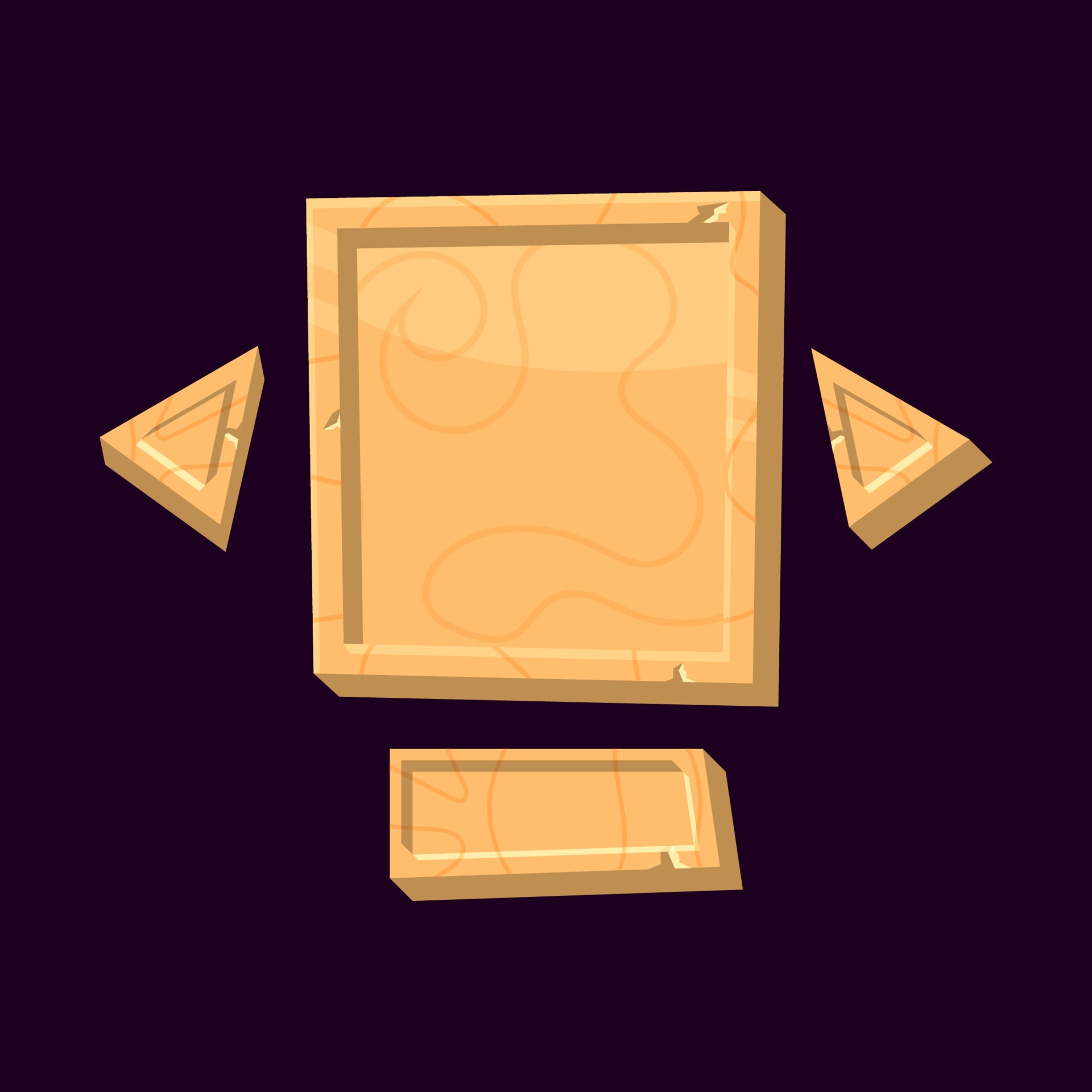 set of wooden game ui board pop up for gui asset elements vector ... set of wooden game ui board pop up for gui asset elements vector ...