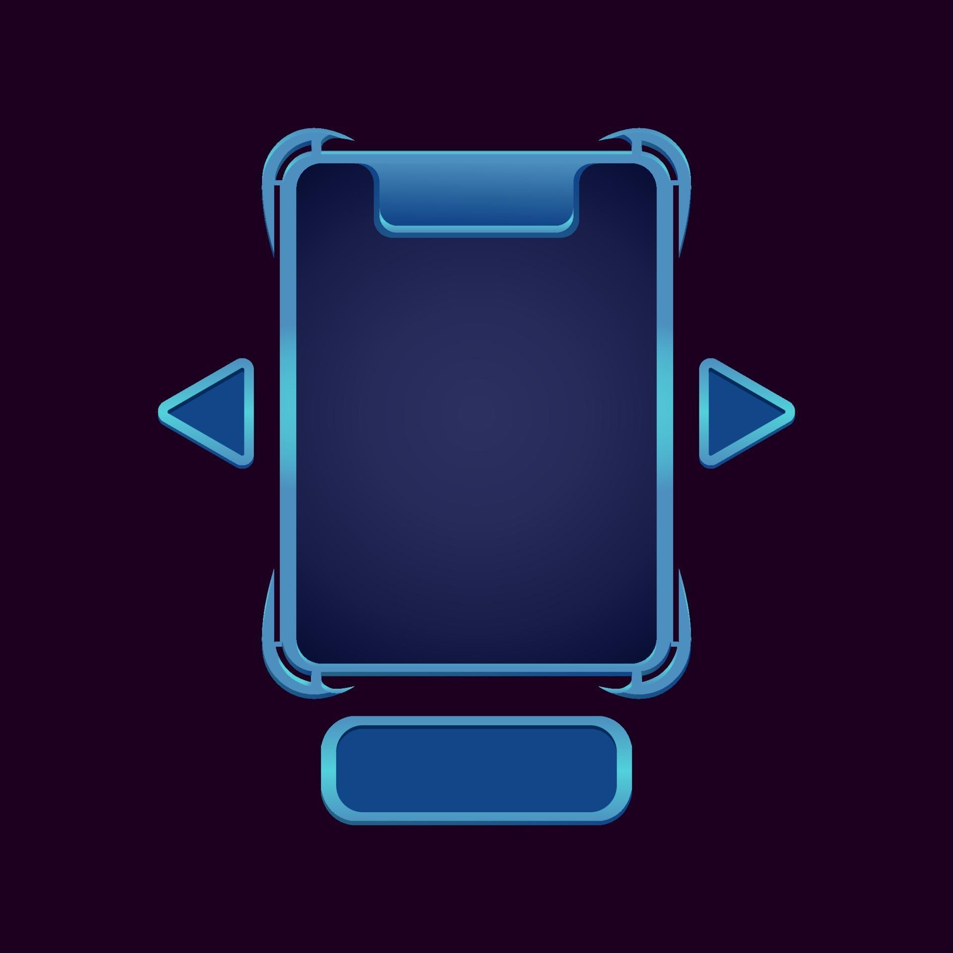 Set Of Fantasy Rpg Game Ui Board Pop Up For Gui Asset Elements Vector Illustration 2223363