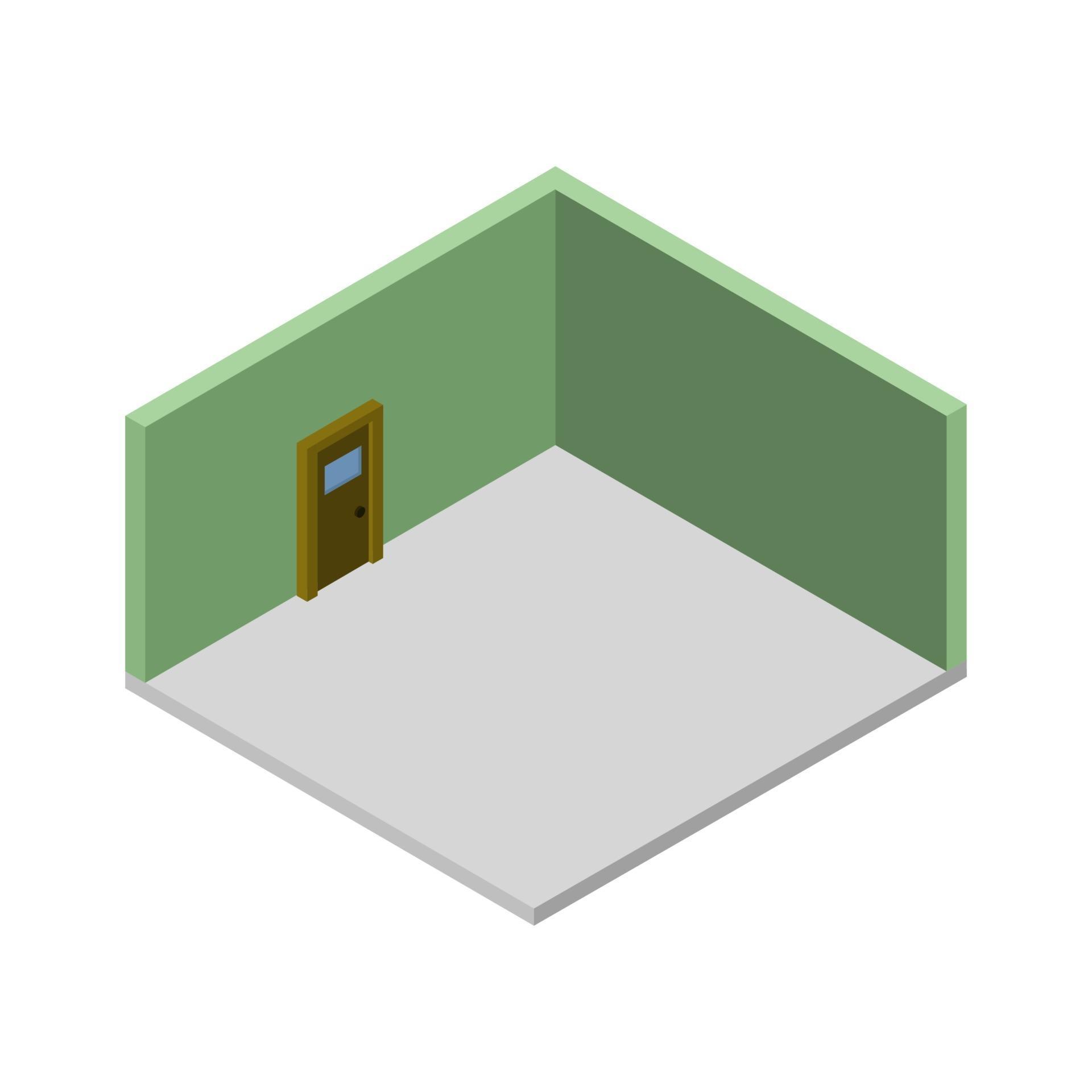Isometric Empty Room On White Background 2224804 Vector Art at Vecteezy Isometric Empty Room On White Background 2224804 Vector Art at Vecteezy