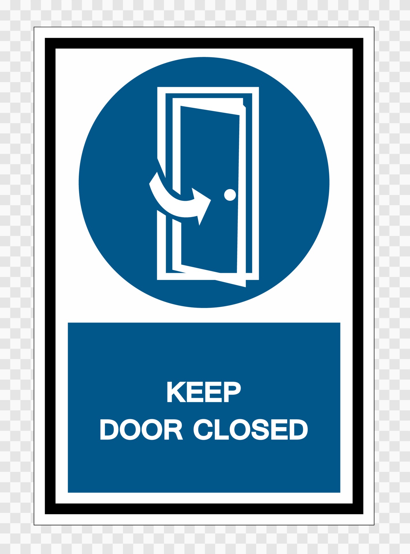 Keep Door Closed Symbol Sign Isolate on transparent Background,Vector ... Keep Door Closed Symbol Sign Isolate on transparent Background,Vector ...