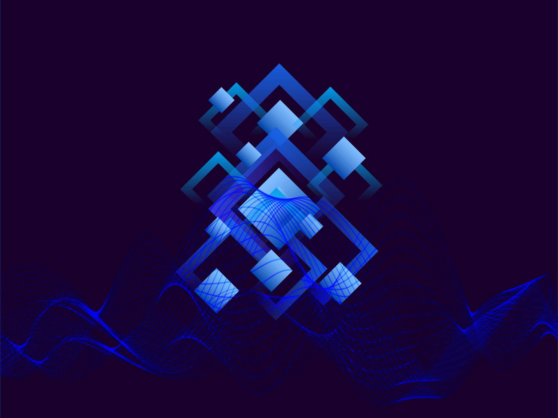 Abstract gradient geometric blue modern background pattern 2227302 ...