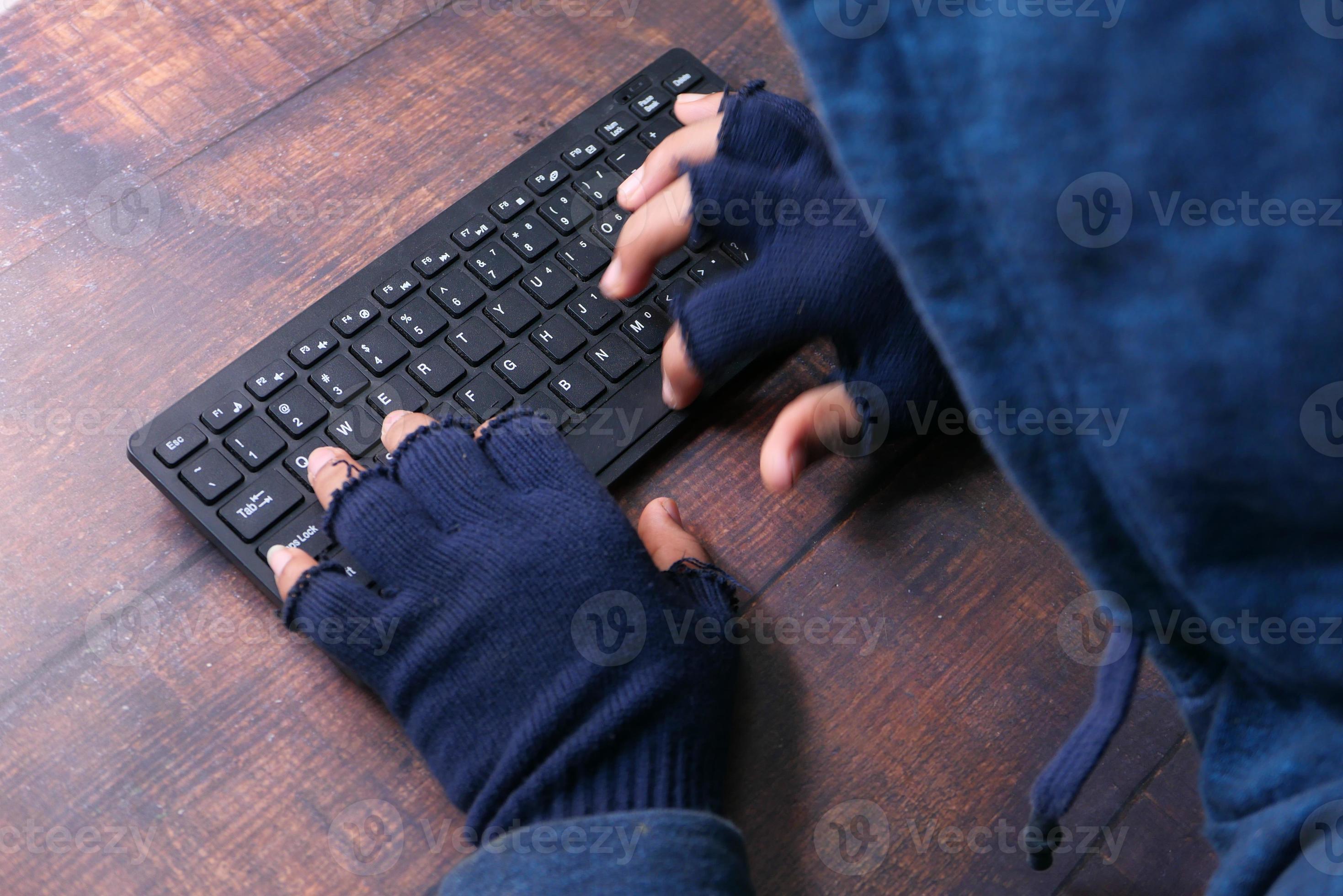 Hacker typing on keyboard 2229445 Stock Photo at Vecteezy