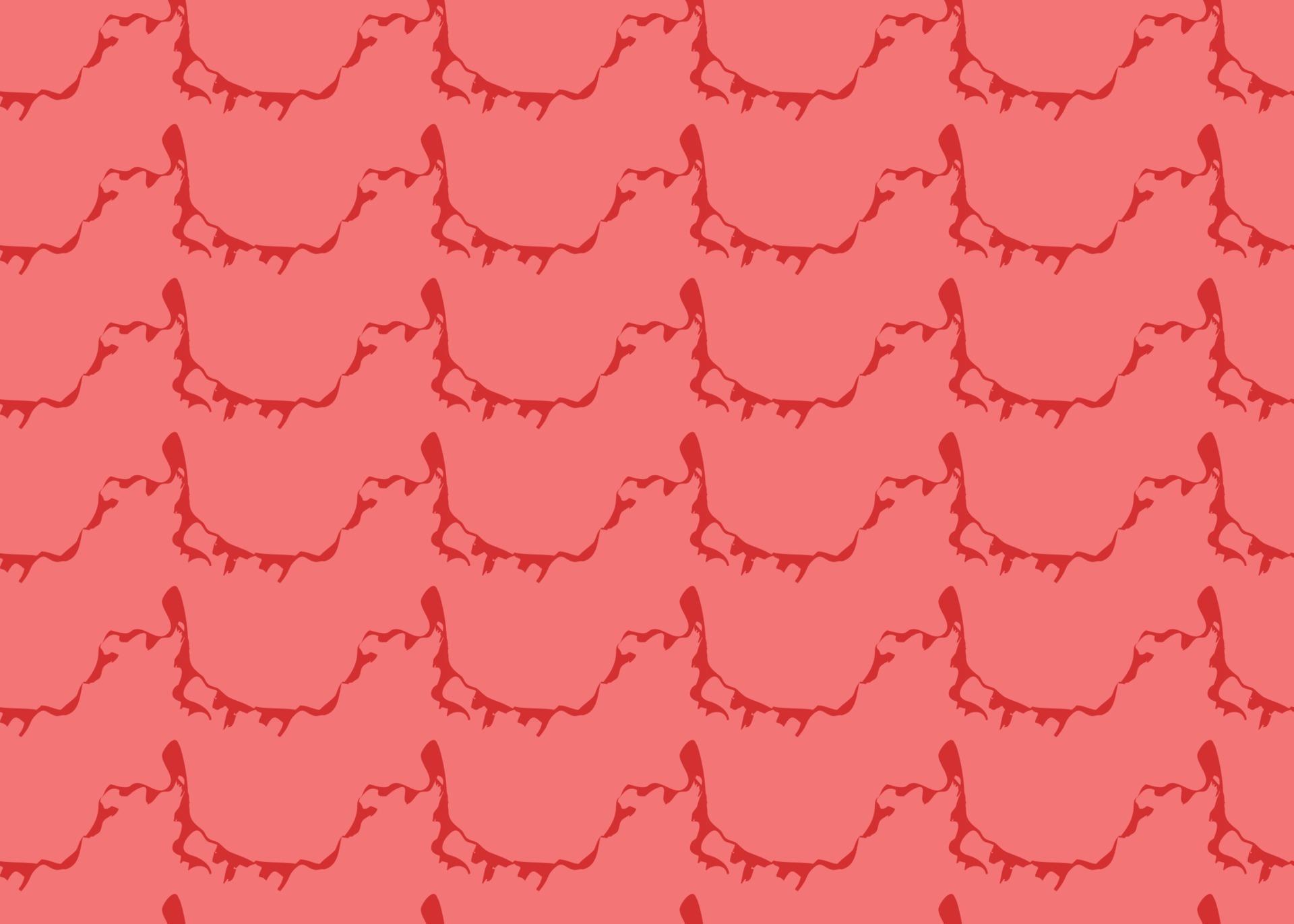 Vector texture background, seamless pattern. Hand drawn, red colors ...