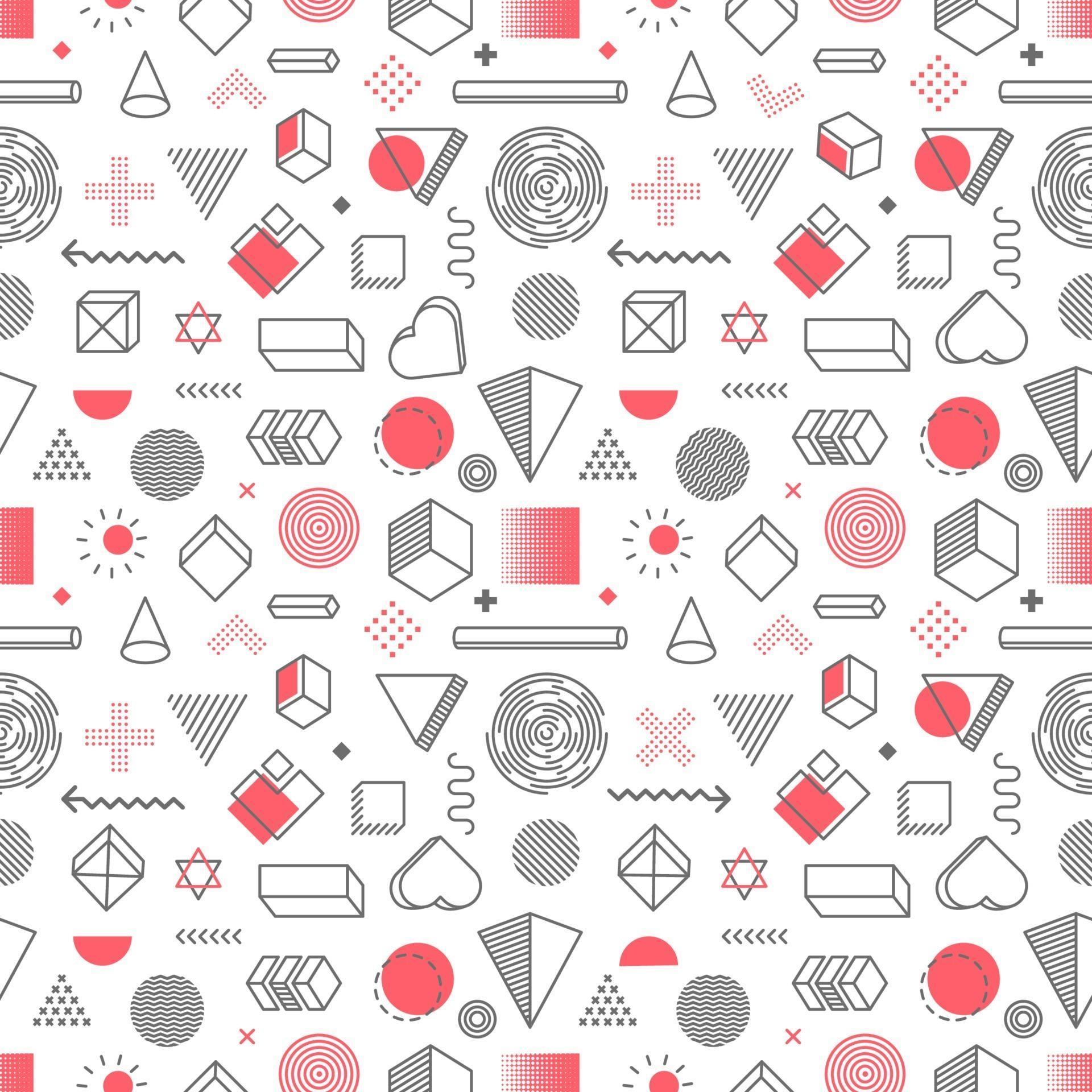 Seamless pattern of geometric shapes 2235828 Vector Art at Vecteezy