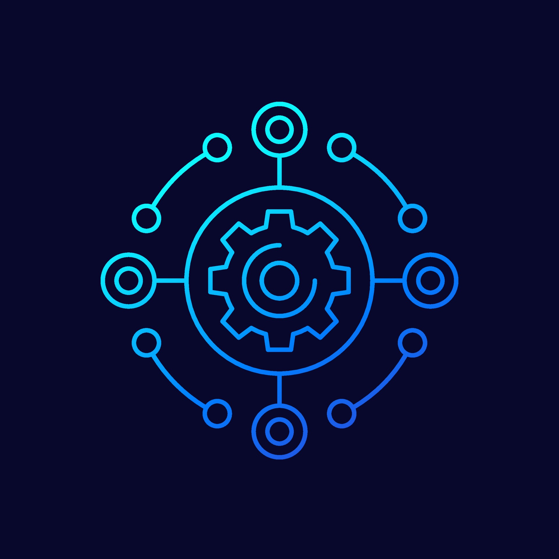 software, framework and integration line icon 2238031 Vector Art at ...