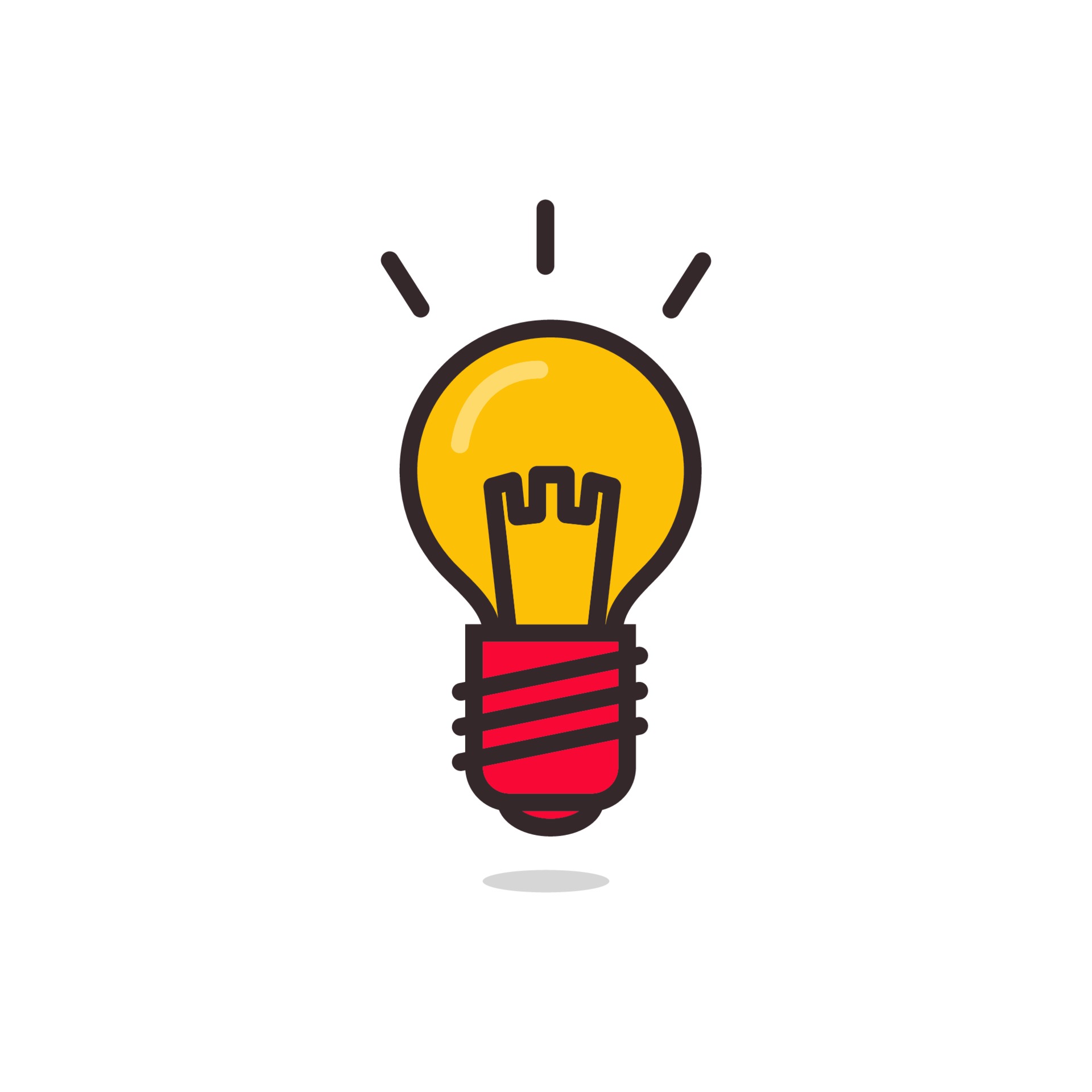 Light bulb icon. Glowing light bulb symbol. 2240200 Vector Art at Vecteezy Light bulb icon. Glowing light bulb symbol. 2240200 Vector Art at Vecteezy