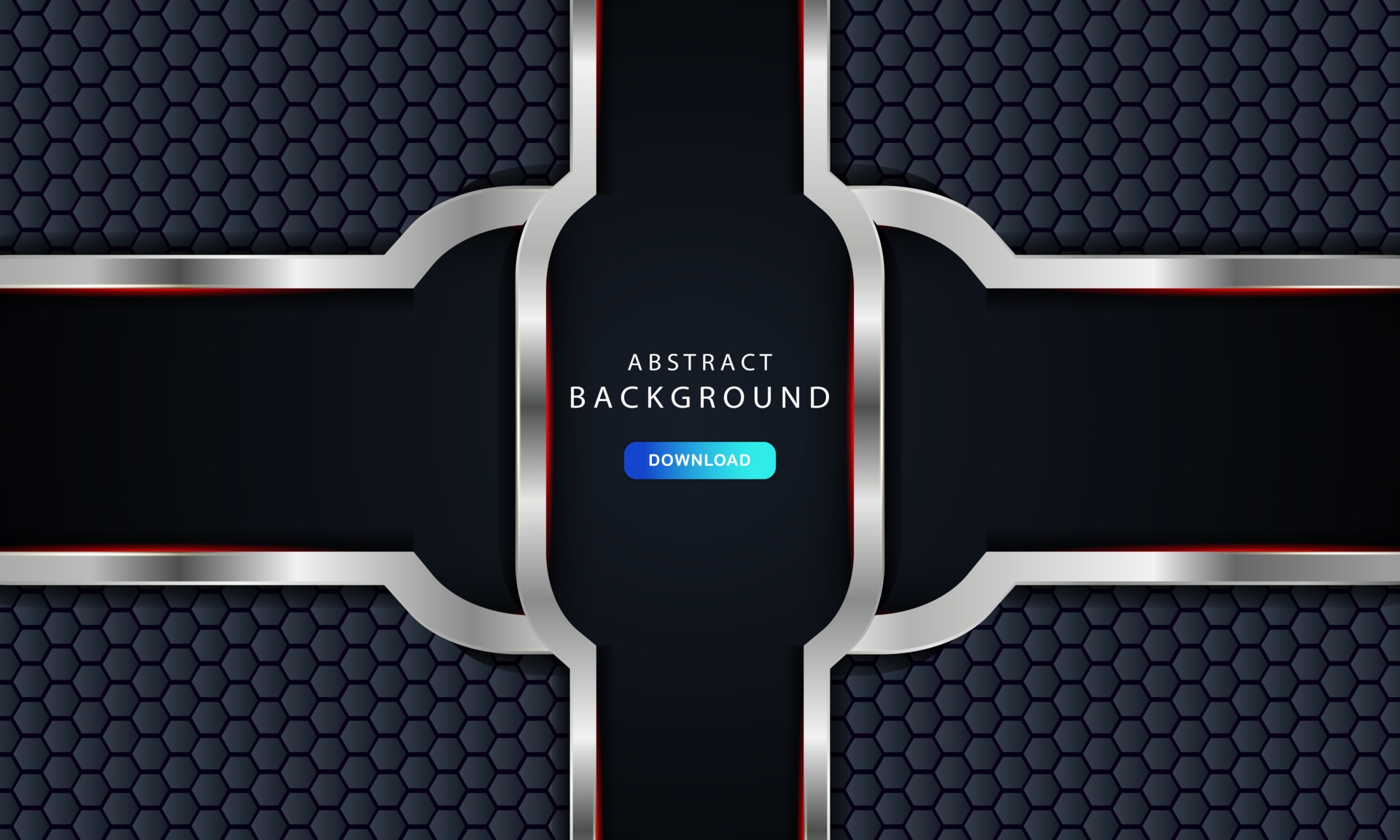 Realistic overlap layer on hexagon pattern background 2242864 Vector Art at Vecteezy