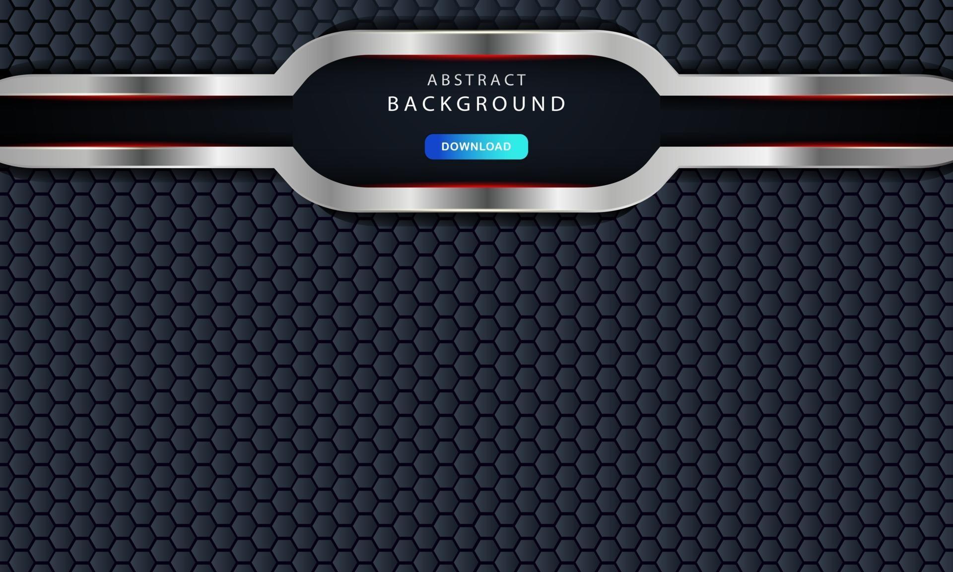 Realistic overlap layer on hexagon pattern background 2242869 Vector Art at Vecteezy