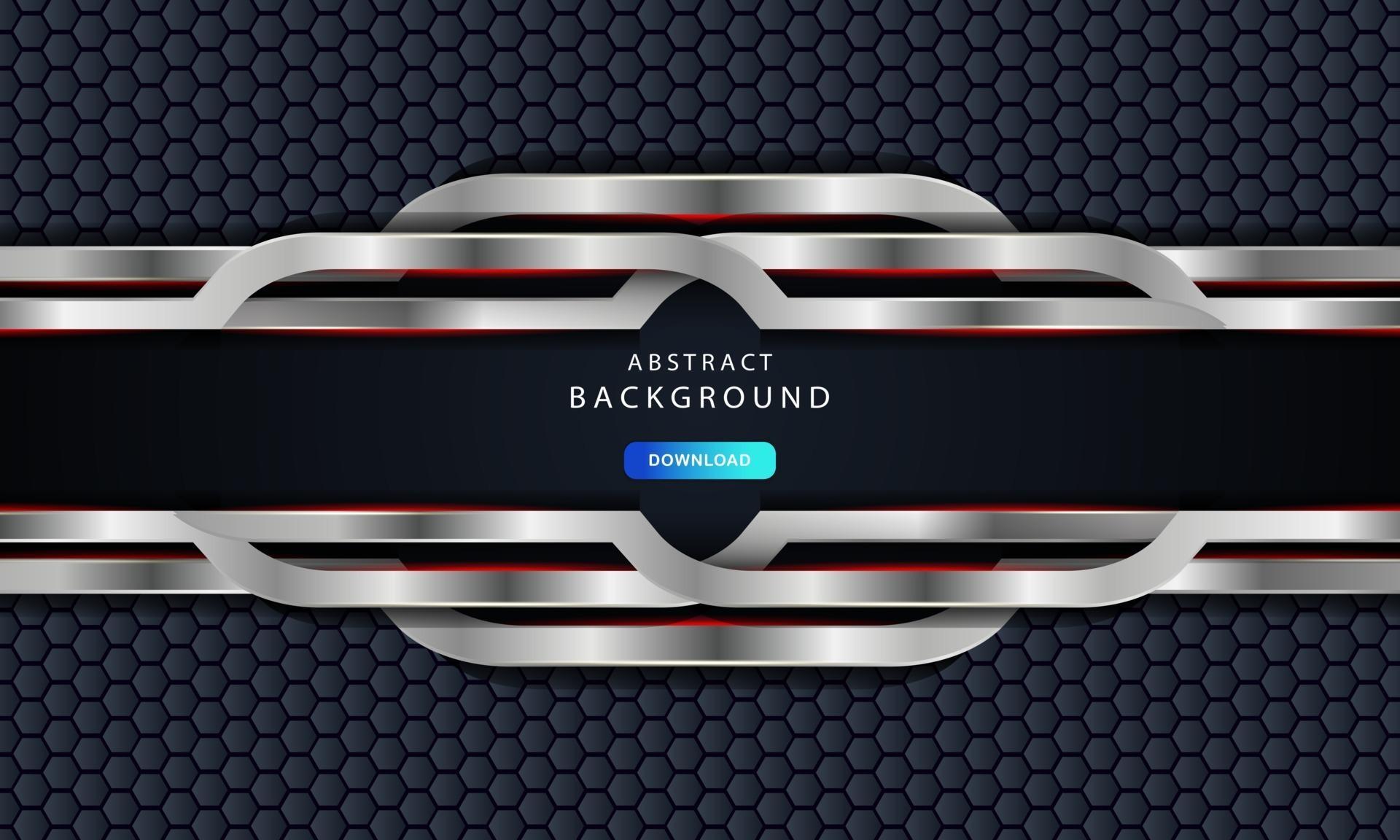 Realistic overlap layer on hexagon pattern background 2242874 Vector Art at Vecteezy