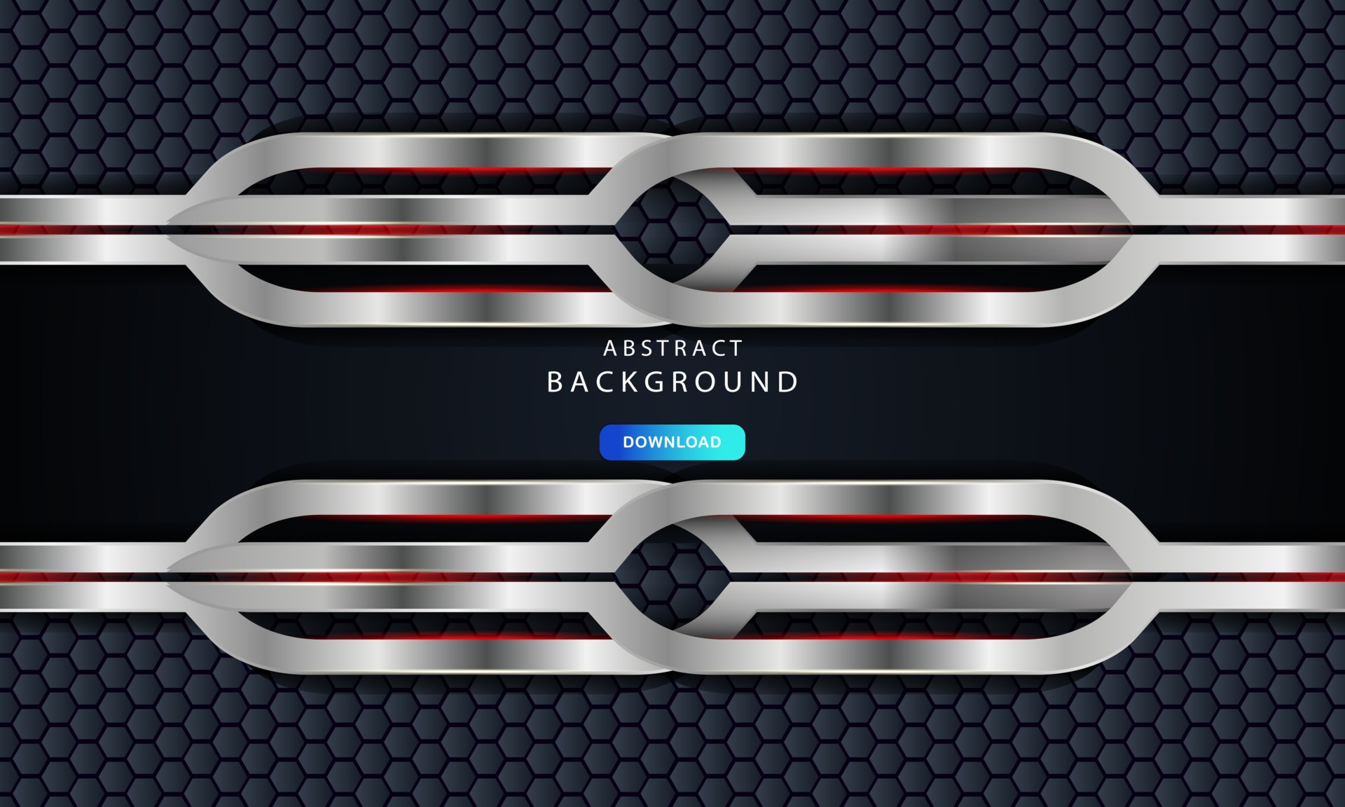 Realistic overlap layer on hexagon pattern background 2242875 Vector Art at Vecteezy