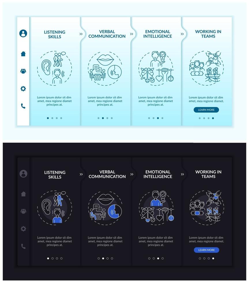 Interpersonal Skill Self Assessment Onboarding Vector Template 2248011