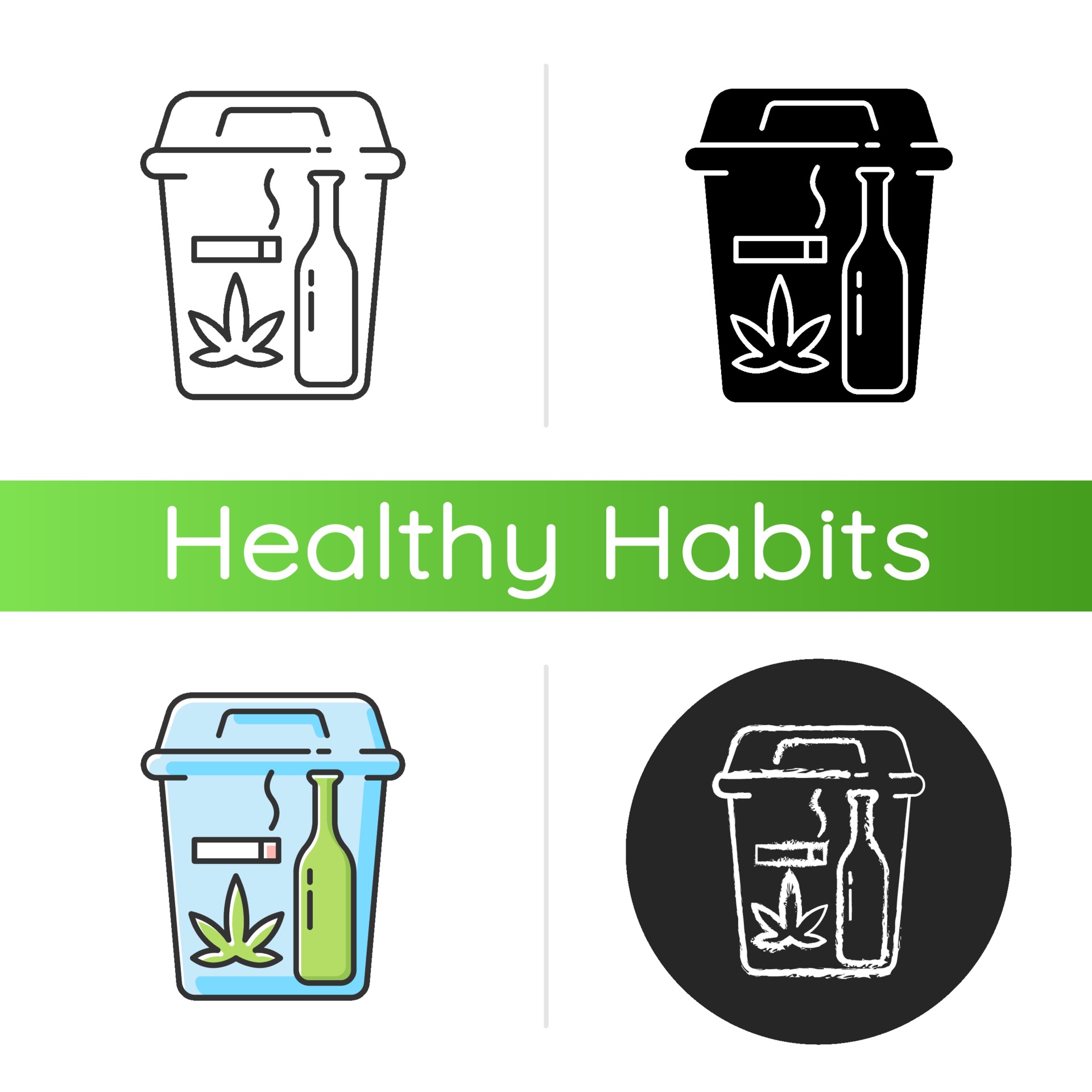 Quitting bad habits icon 2250320 Vector Art at Vecteezy Quitting bad habits icon 2250320 Vector Art at Vecteezy