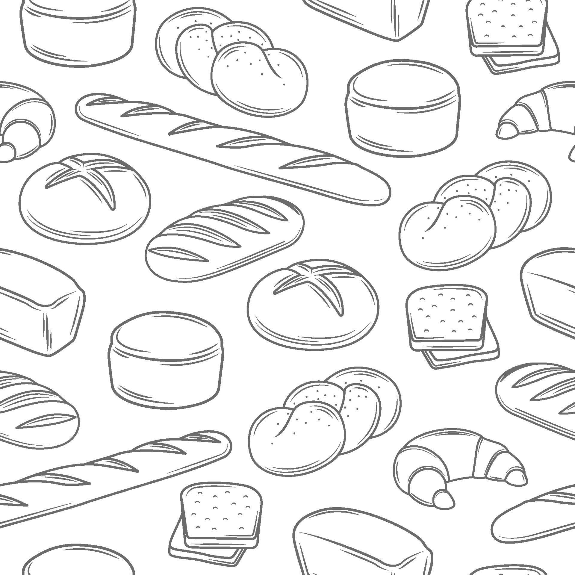 Bread Seamless Pattern Background 2251480 Vector Art at Vecteezy Bread Seamless Pattern Background 2251480 Vector Art at Vecteezy