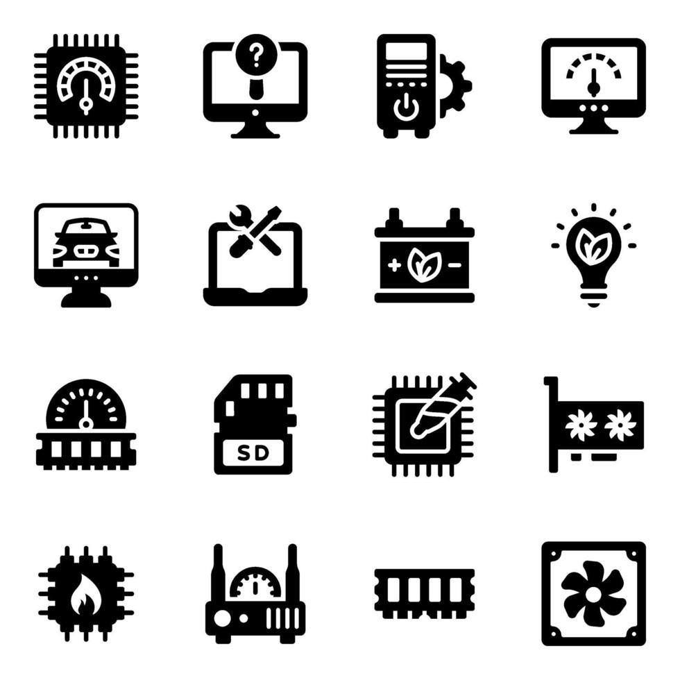 Server and System Icon Set 2252978 Vector Art at Vecteezy