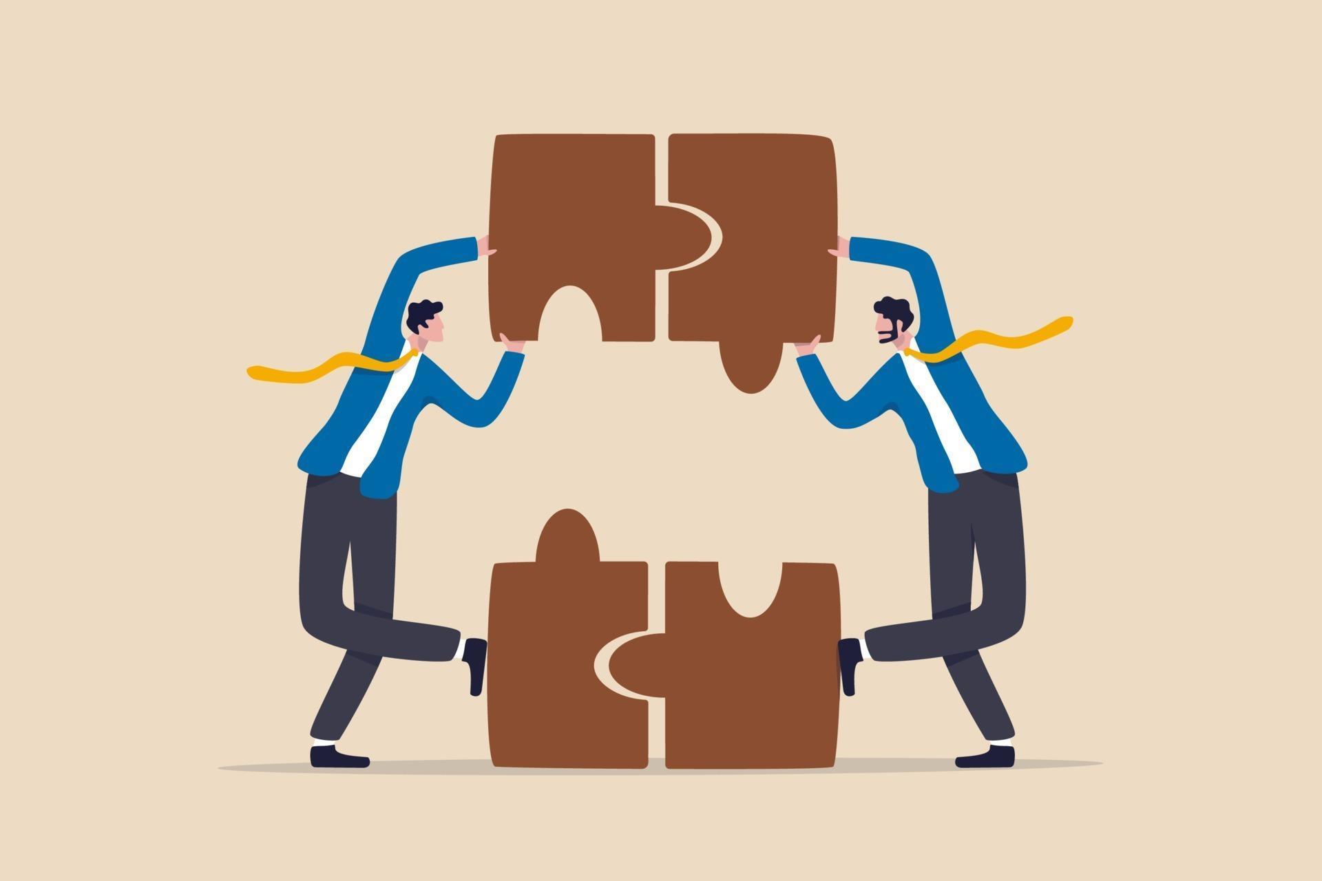 Asociación Y Trabajo En Equipo Acuerdo Comercial O Concepto De