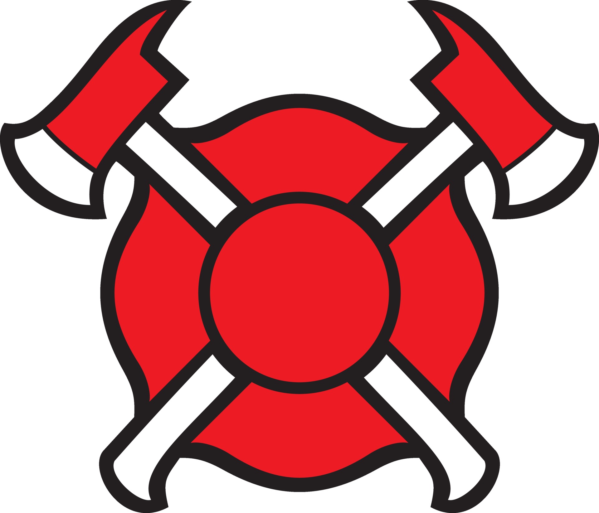 Fire Department Badge Outline