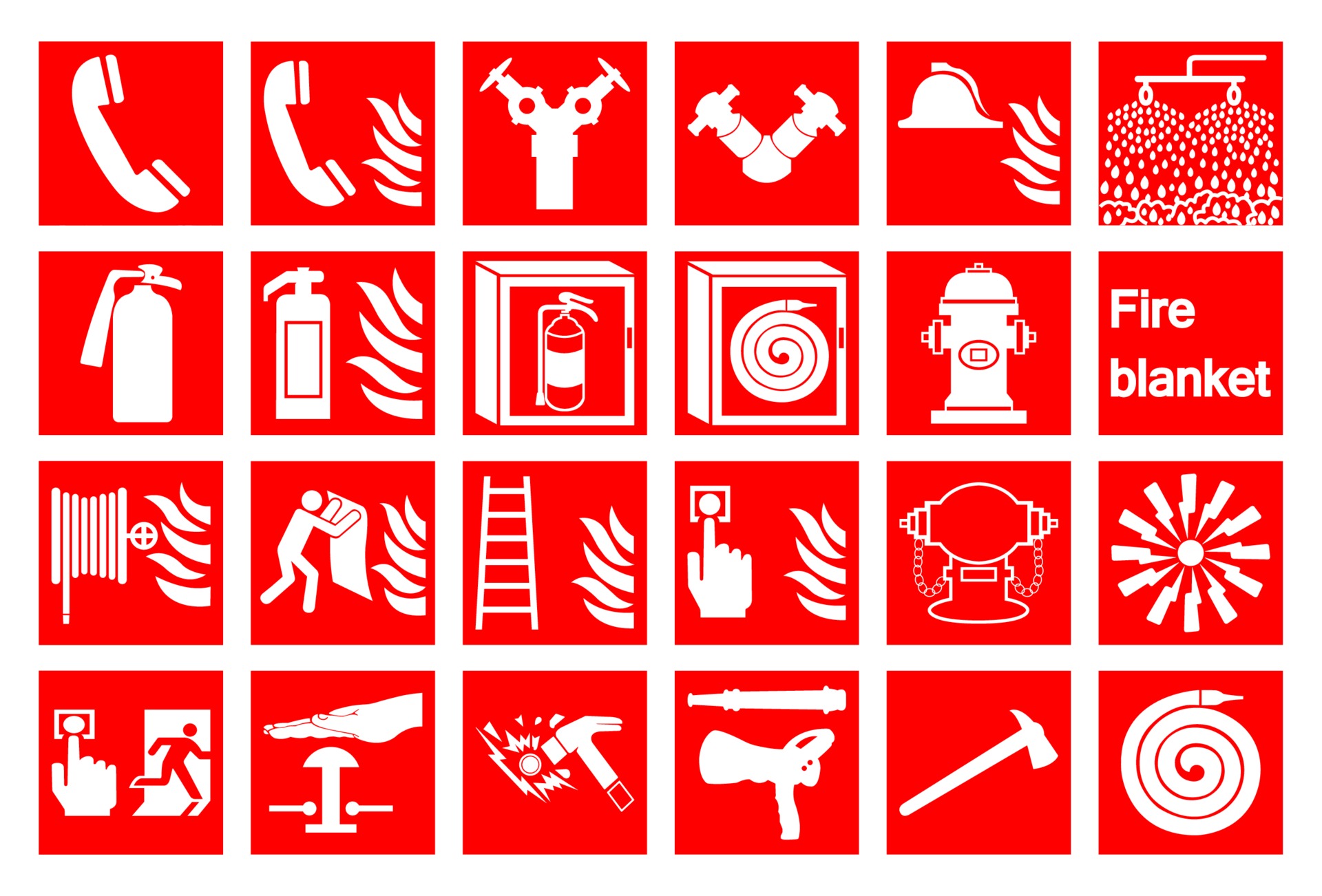 Symbol Emergency Fire Alarm Sign Isolate On White Background,Vector ... Symbol Emergency Fire Alarm Sign Isolate On White Background,Vector ...