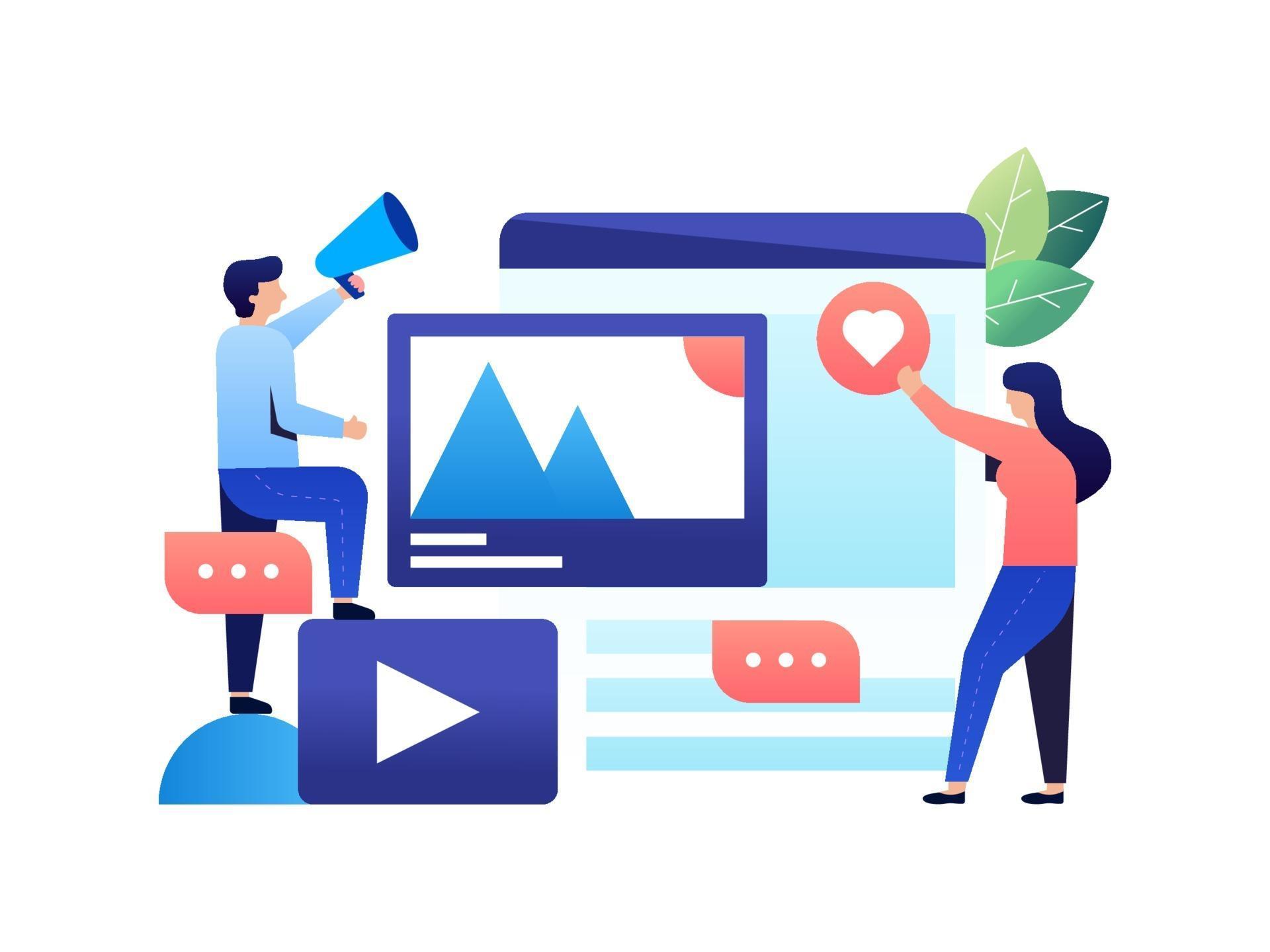 Social Media Marketing 2264852 Vector Art At Vecteezy