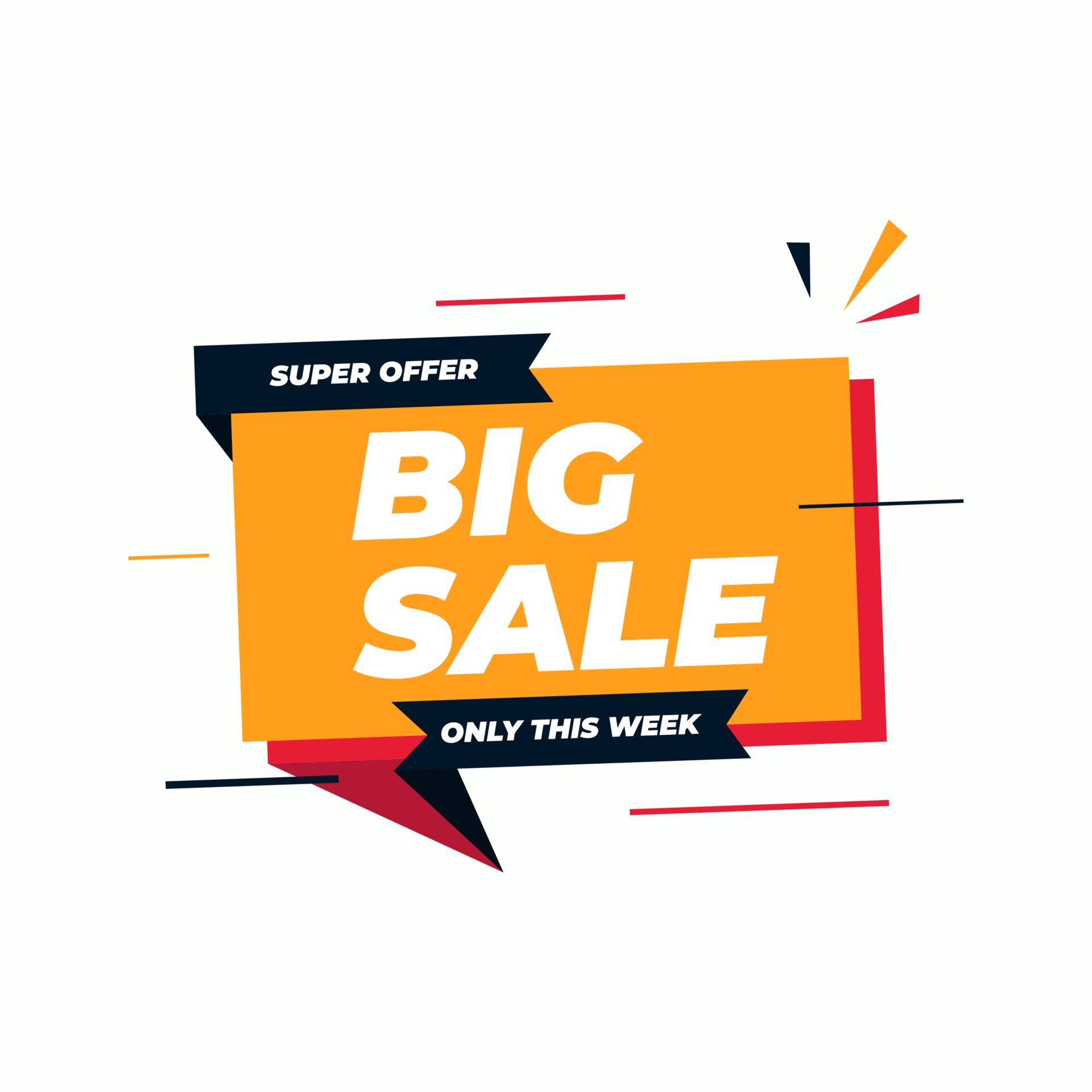 Sale banner template design. Big sale, Special offer for web and social ... Sale banner template design. Big sale, Special offer for web and social ...