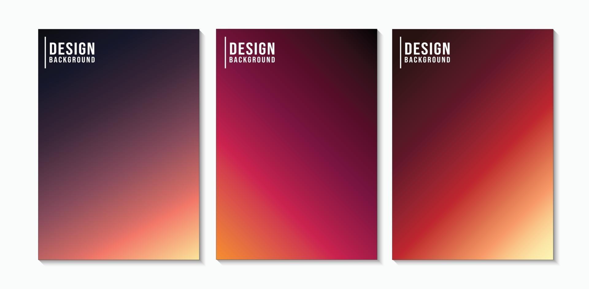 Set Of Red Gradient Abstract Background 2275241 Vector Art At Vecteezy