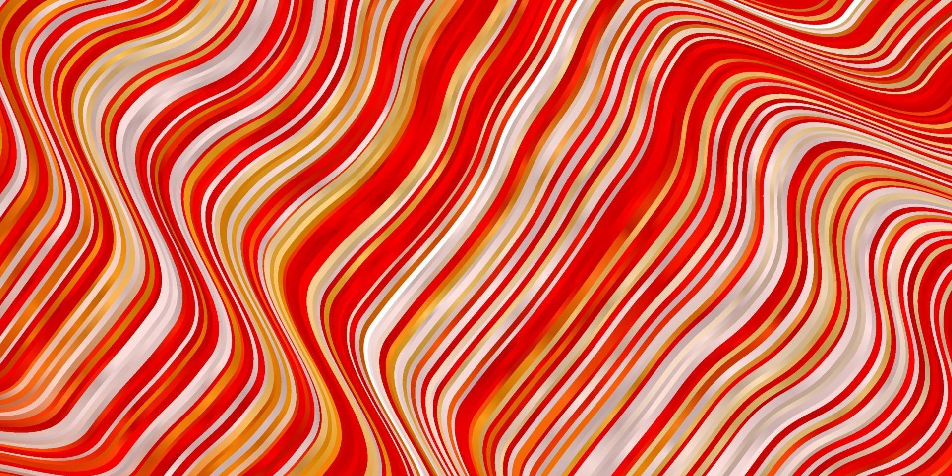 Light Orange Vector Pattern With Curved Lines 2277899 Vector Art At Vecteezy