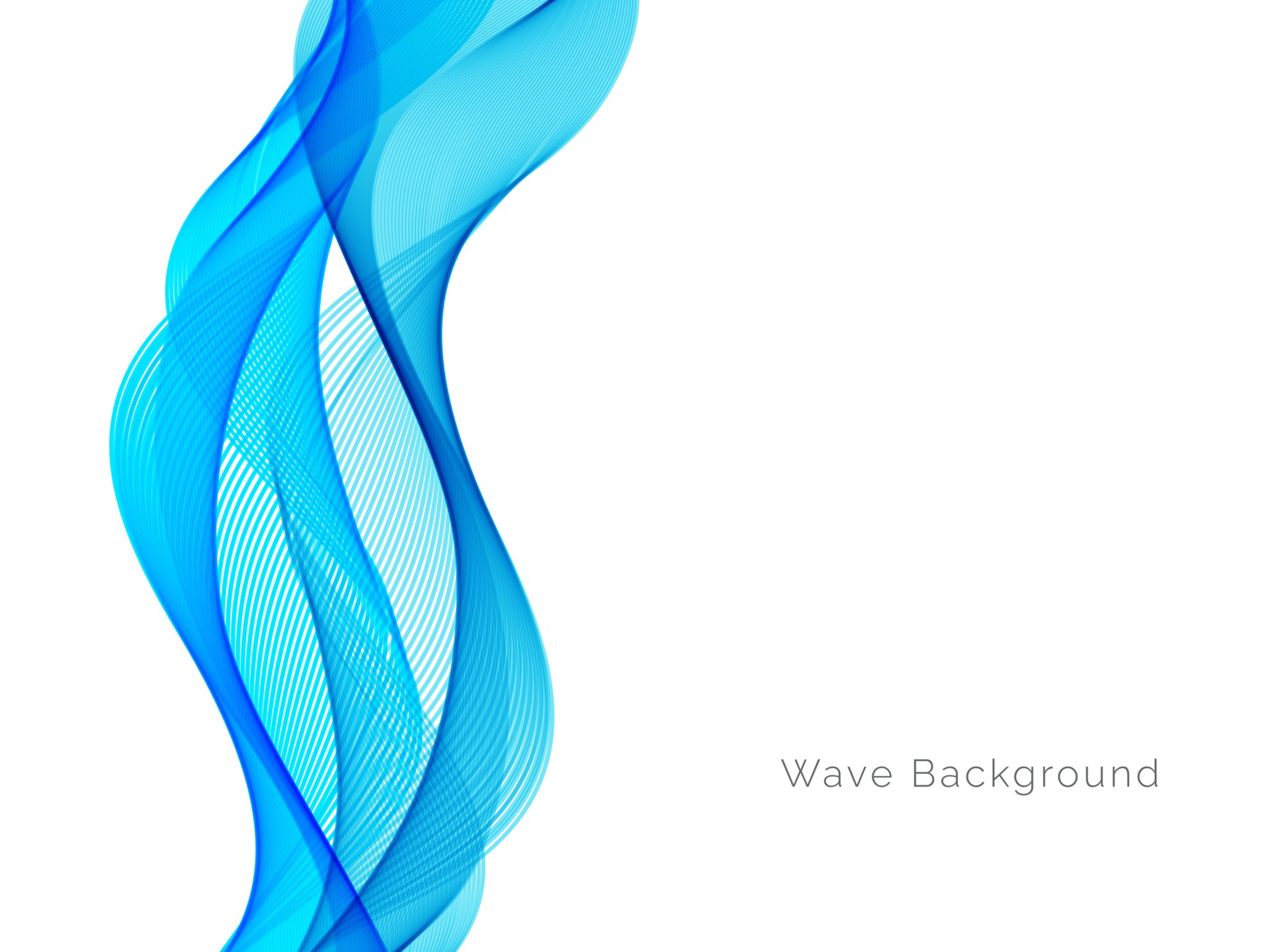 Smooth stylish flowing blue wave background 2279791 Vector Art at Vecteezy