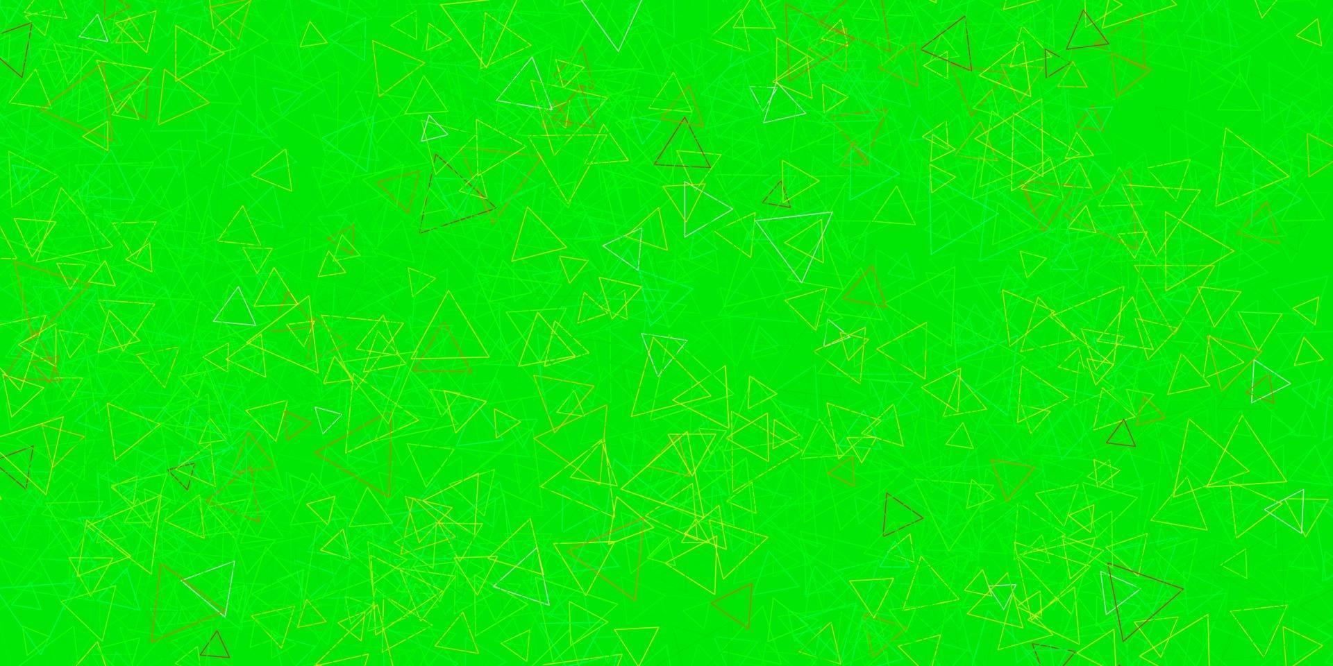 Dark Green Red Vector Background With Polygonal Forms 2280741 Vector