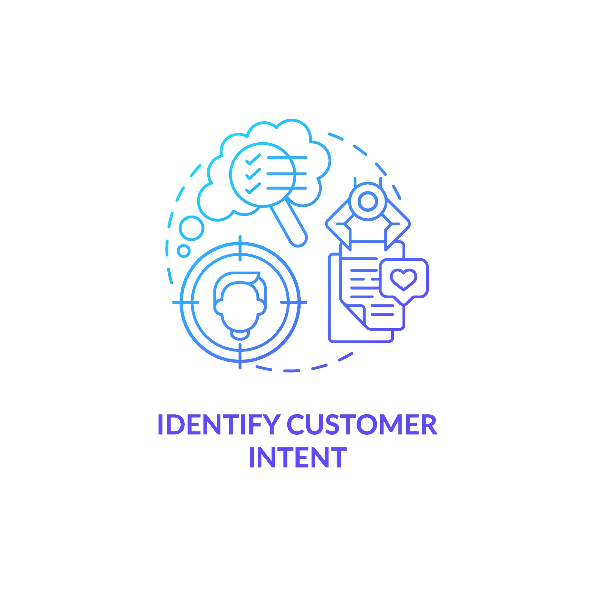 Identify customer intent blue gradient concept icon 2283251 Vector Art ... Identify customer intent blue gradient concept icon 2283251 Vector Art ...