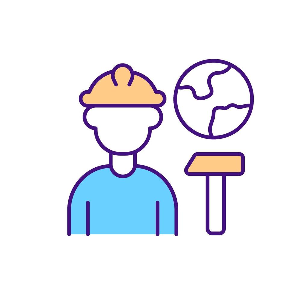 Migrant worker RGB color icon 2283458 Vector Art at Vecteezy Migrant worker RGB color icon 2283458 Vector Art at Vecteezy