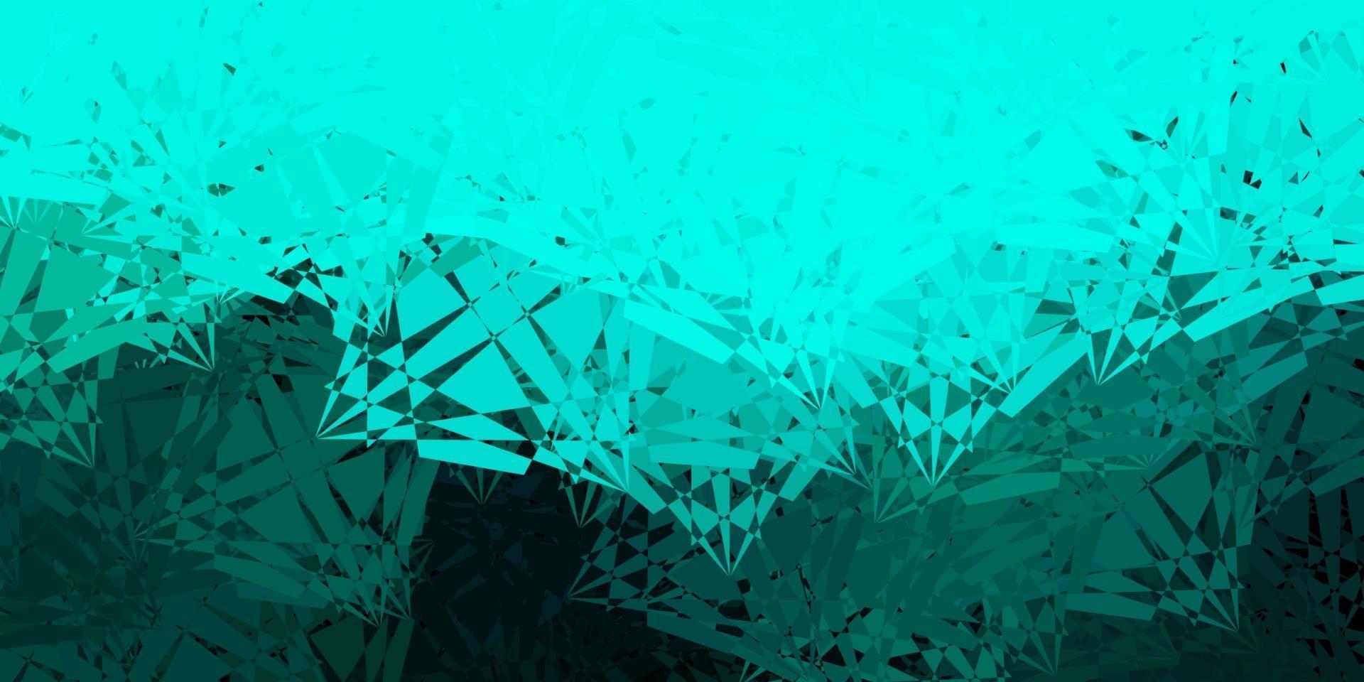 Dark Blue Green Vector Background With Polygonal Forms 2284351 Vector