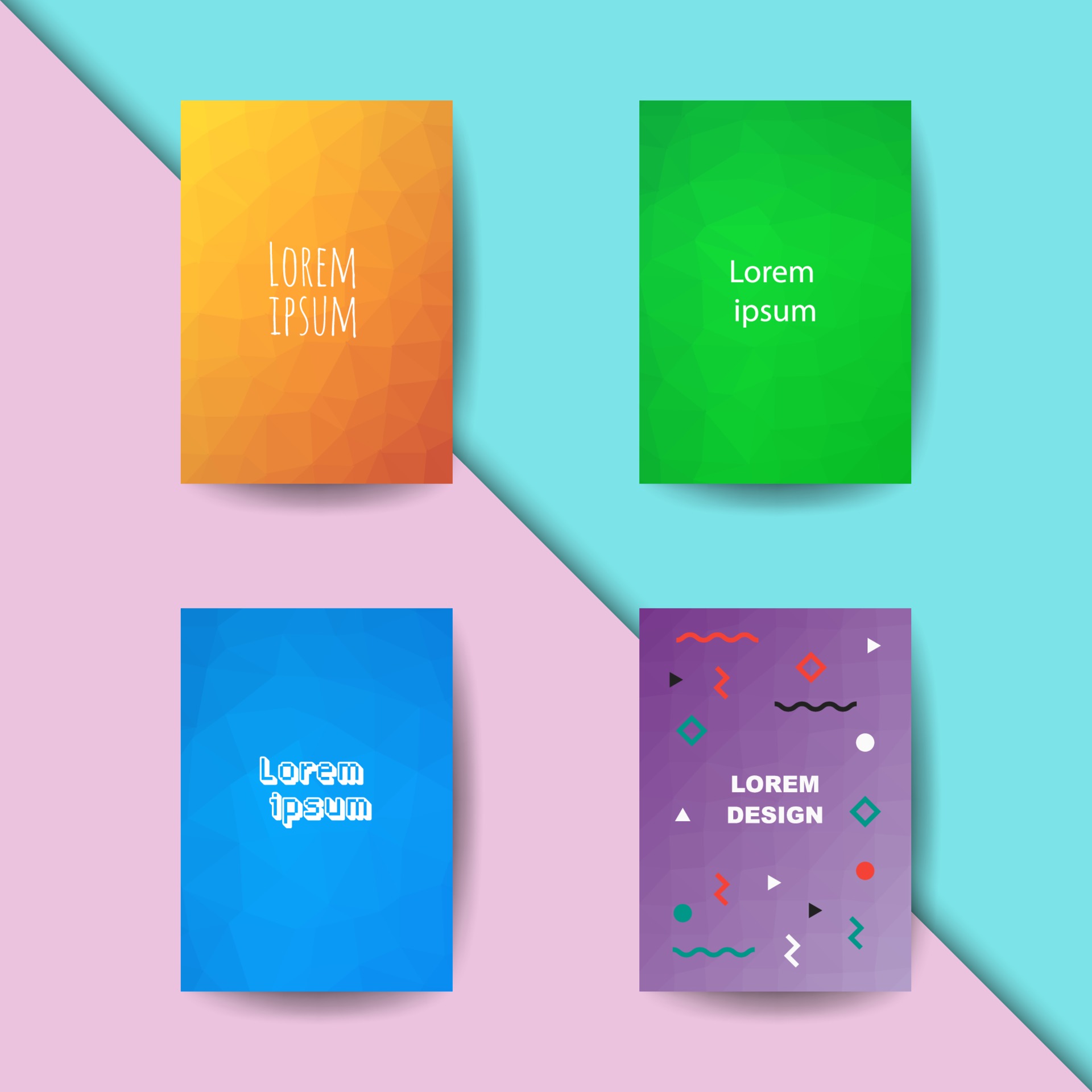 abstract design template 2288995 Vector Art at Vecteezy