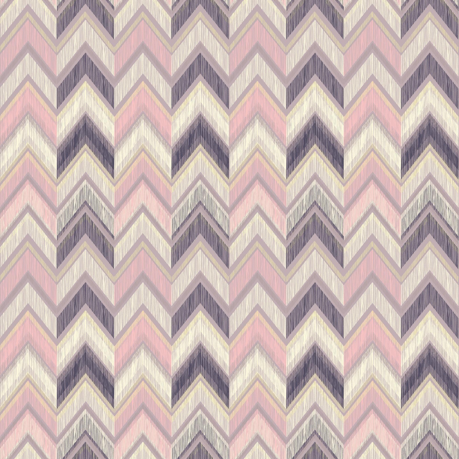 Abstract Geometric Seamless Pattern Fabric Doodle Zig Zag Line