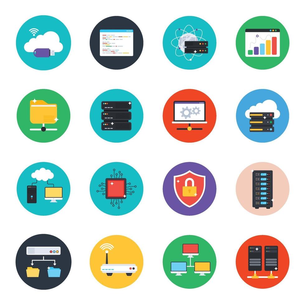 Web Services Modern Icon Set 2291789 Vector Art at Vecteezy