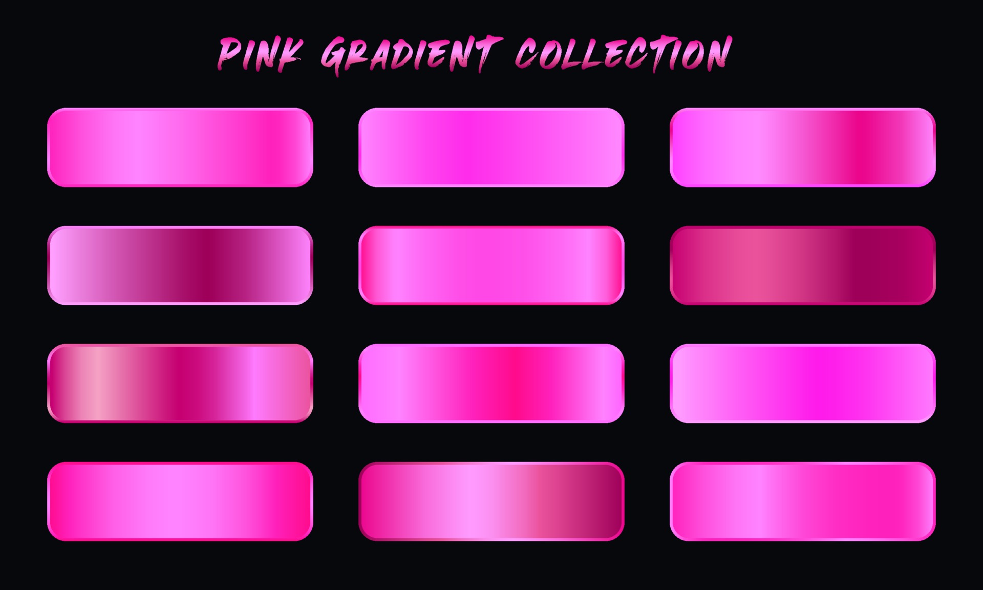 Pink Gradients Swatches Set 2292935 Vector Art at Vecteezy Pink Gradients Swatches Set 2292935 Vector Art at Vecteezy