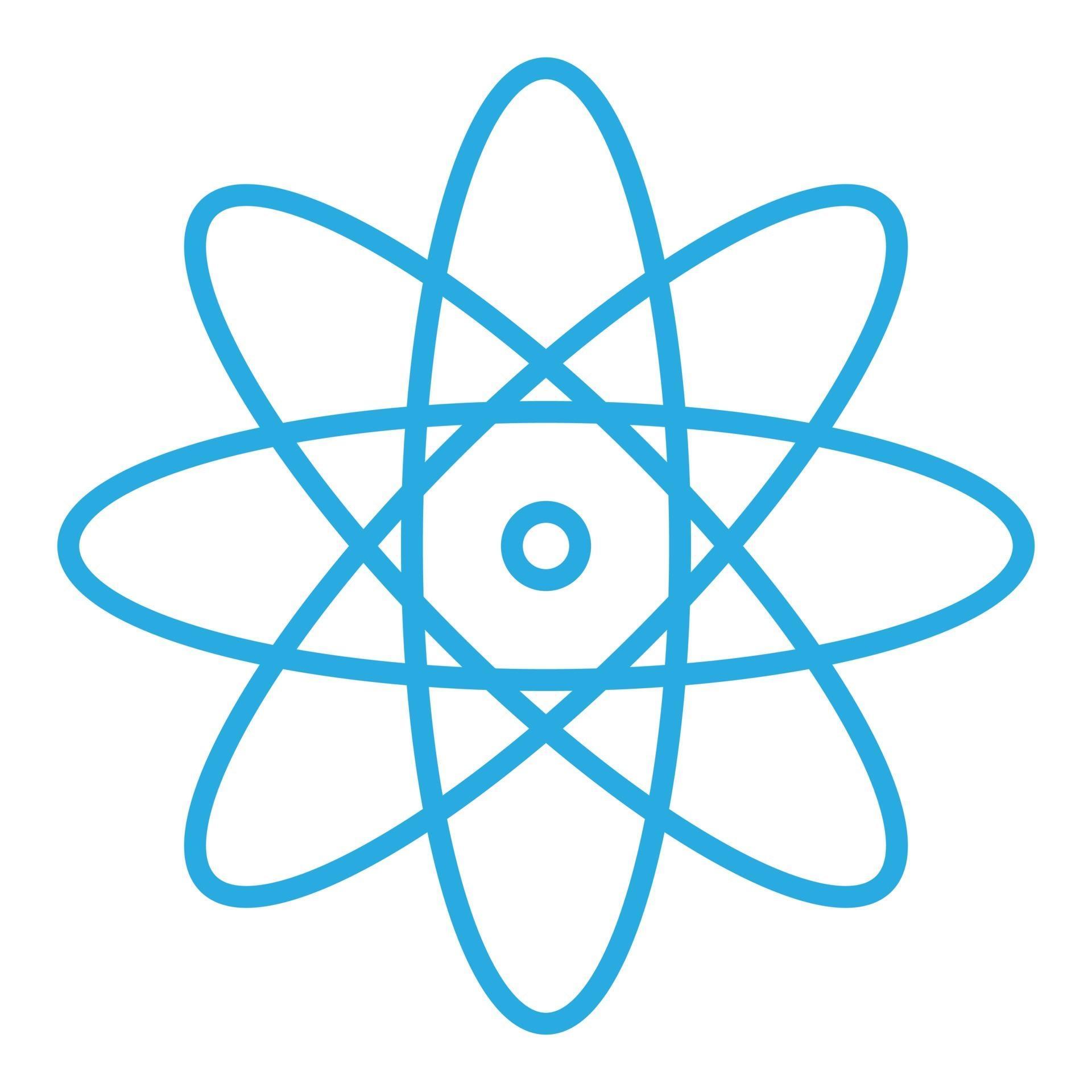 Atom icon illustration Simple atom medical symbol 2293347 Vector Art at ...