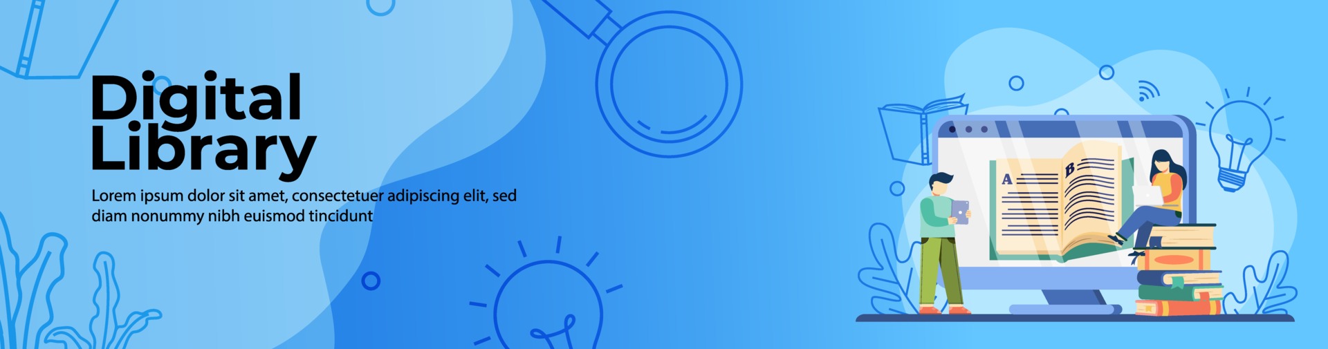 Digital Library Banner