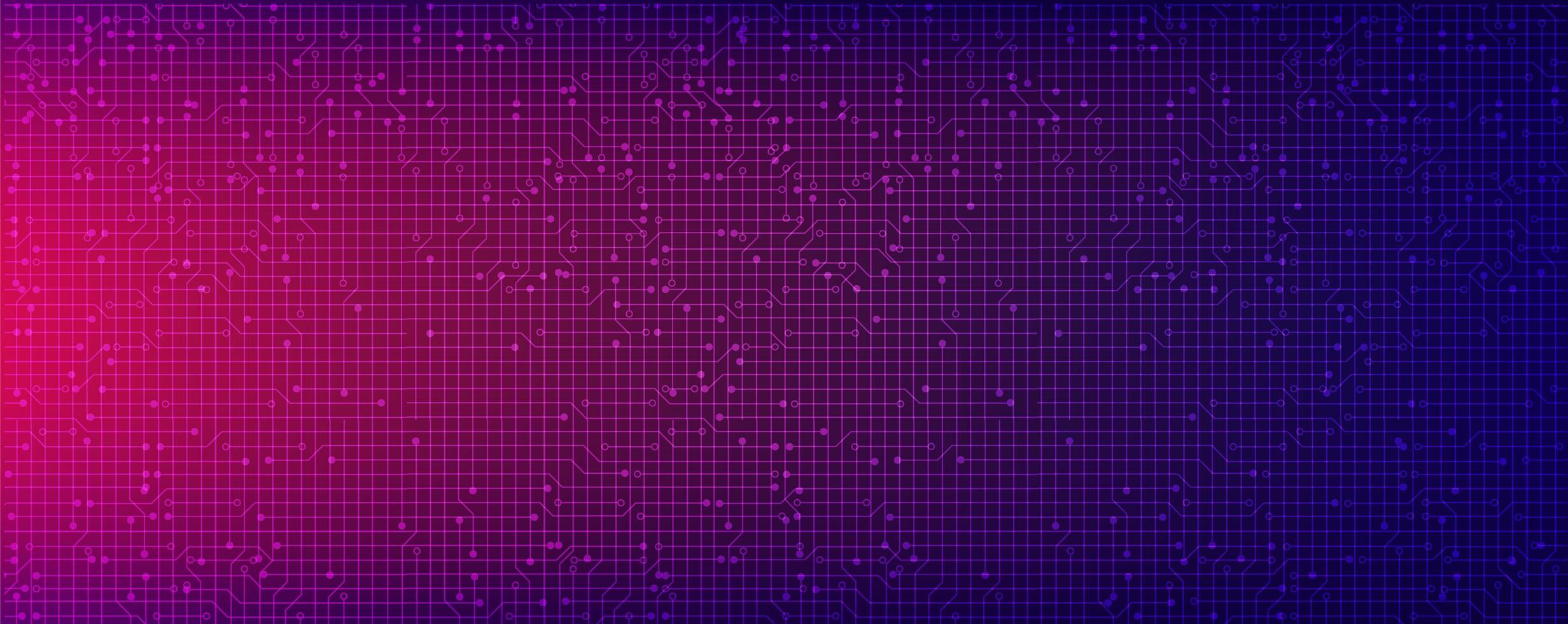 Light Purple Circuit Microchip Technology On Future Backgroundhi Tech